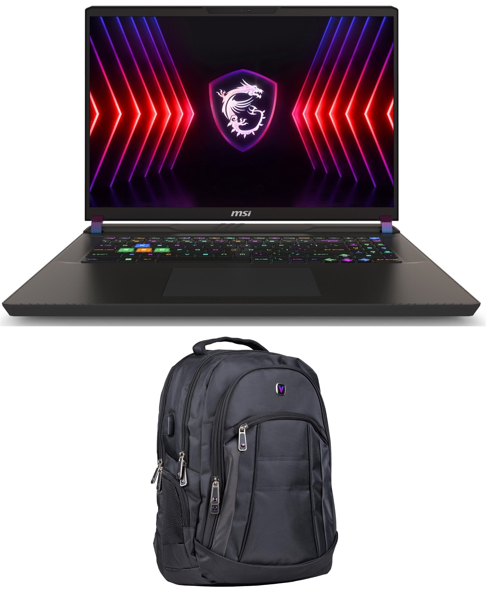 MSI Vector 17 HX Gaming/Entertainment Laptop (Intel i9-14900HX 24-Core ...