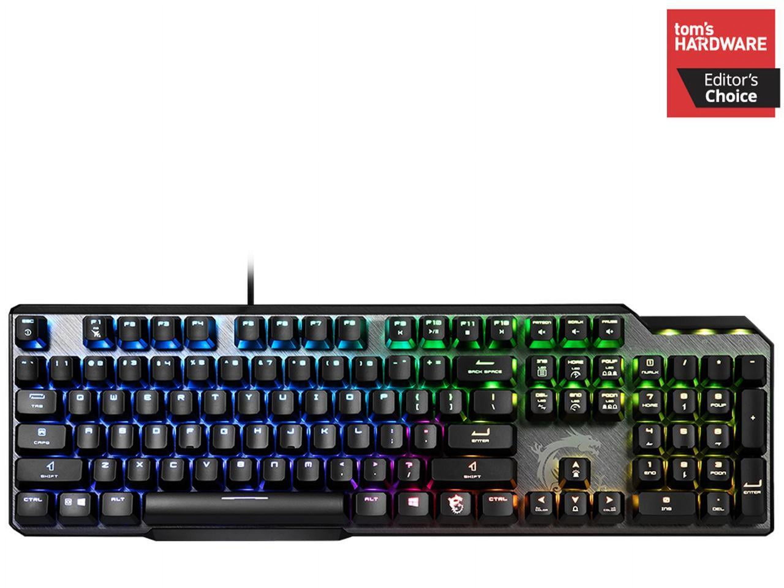 MSI VIGOR GK50 Elite Kailh Blue Switch RGB Mechanical Gaming Keyboard ...