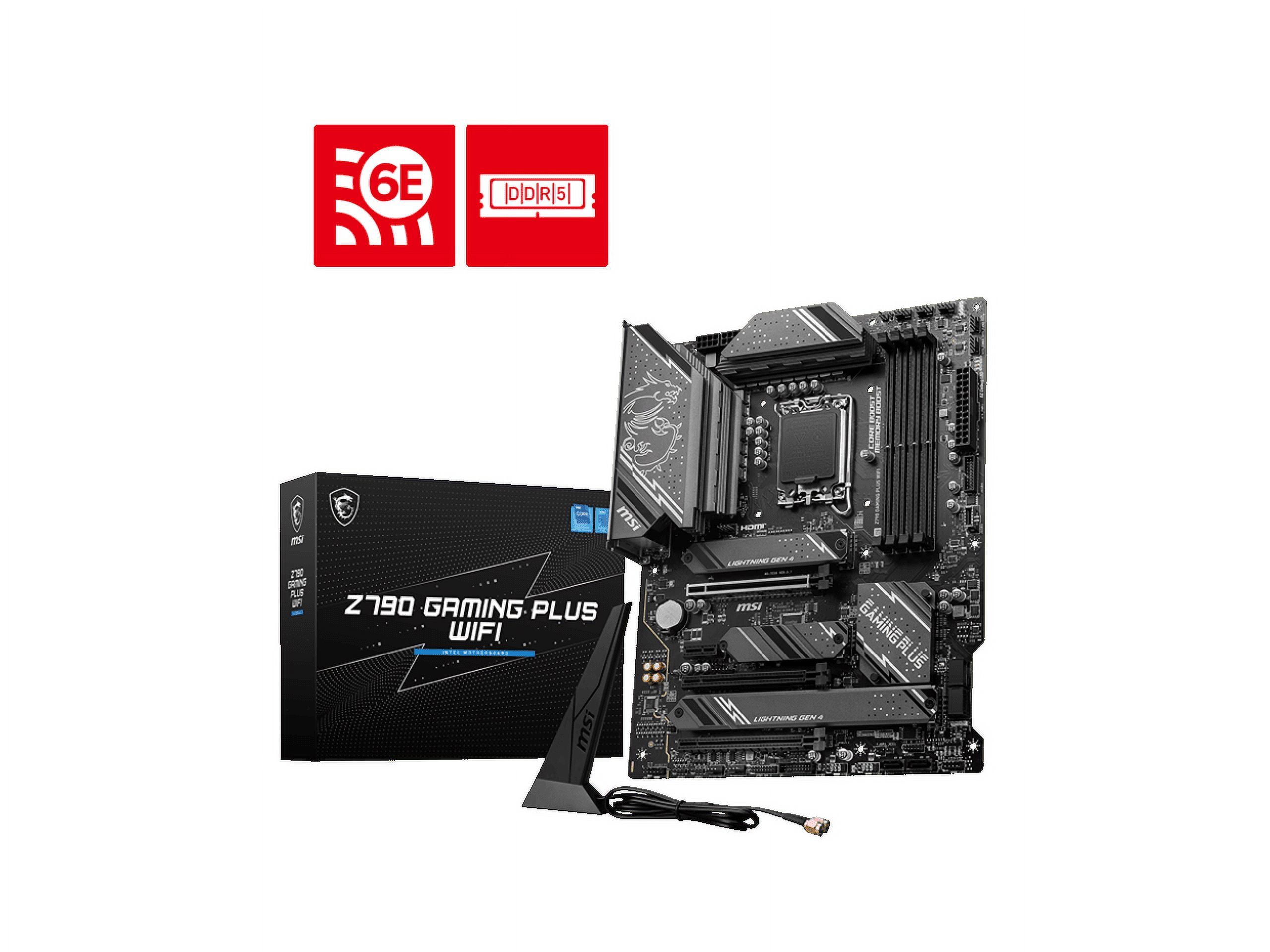 MSI Z790 Gaming Plus WiFi LGA 1700 Intel SATA ATX DDR5 PCI-E ...