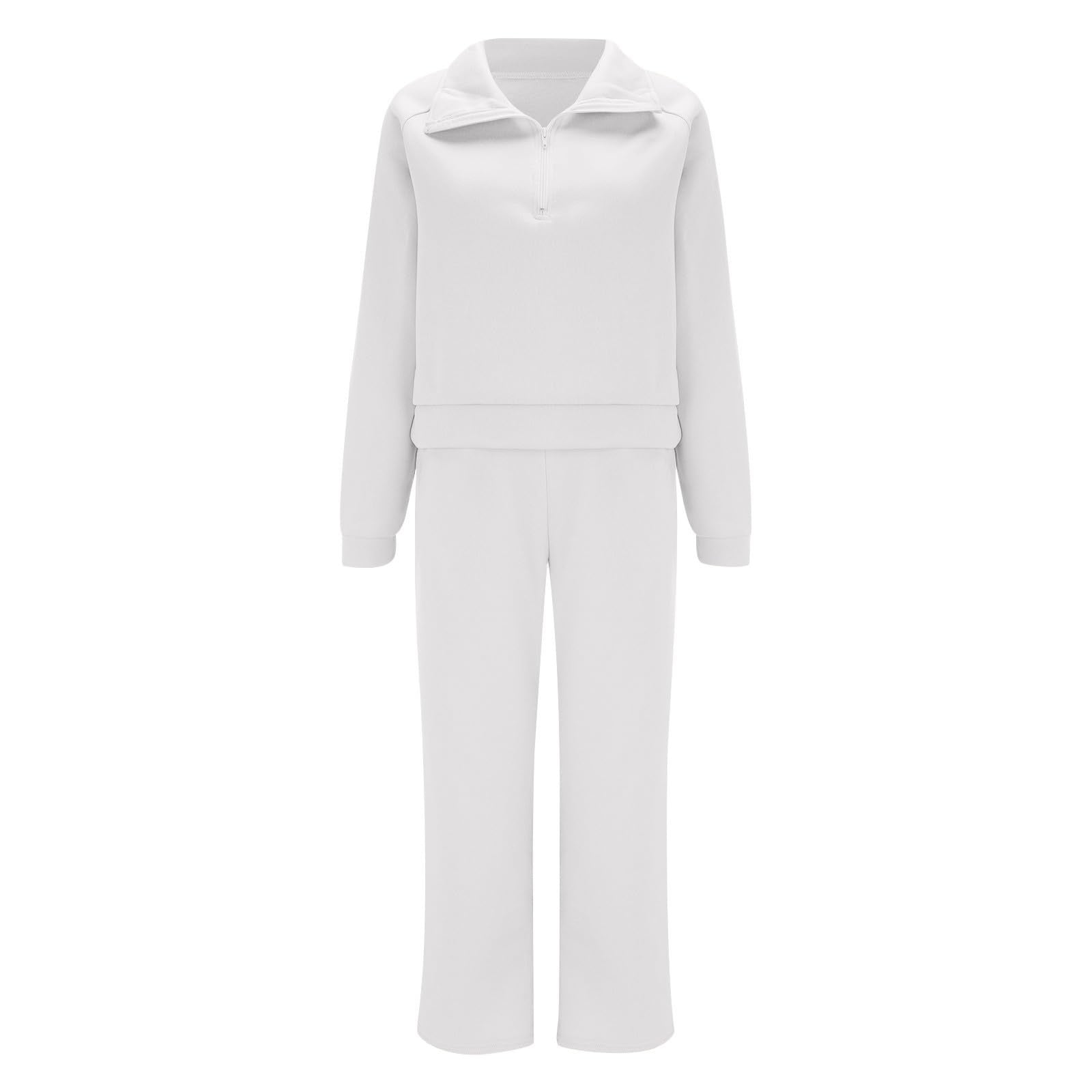 MSJUHEG 2 Piece Outfits 2025 Crop Tops Wide Leg Pant Sets Tank Crop Top ...