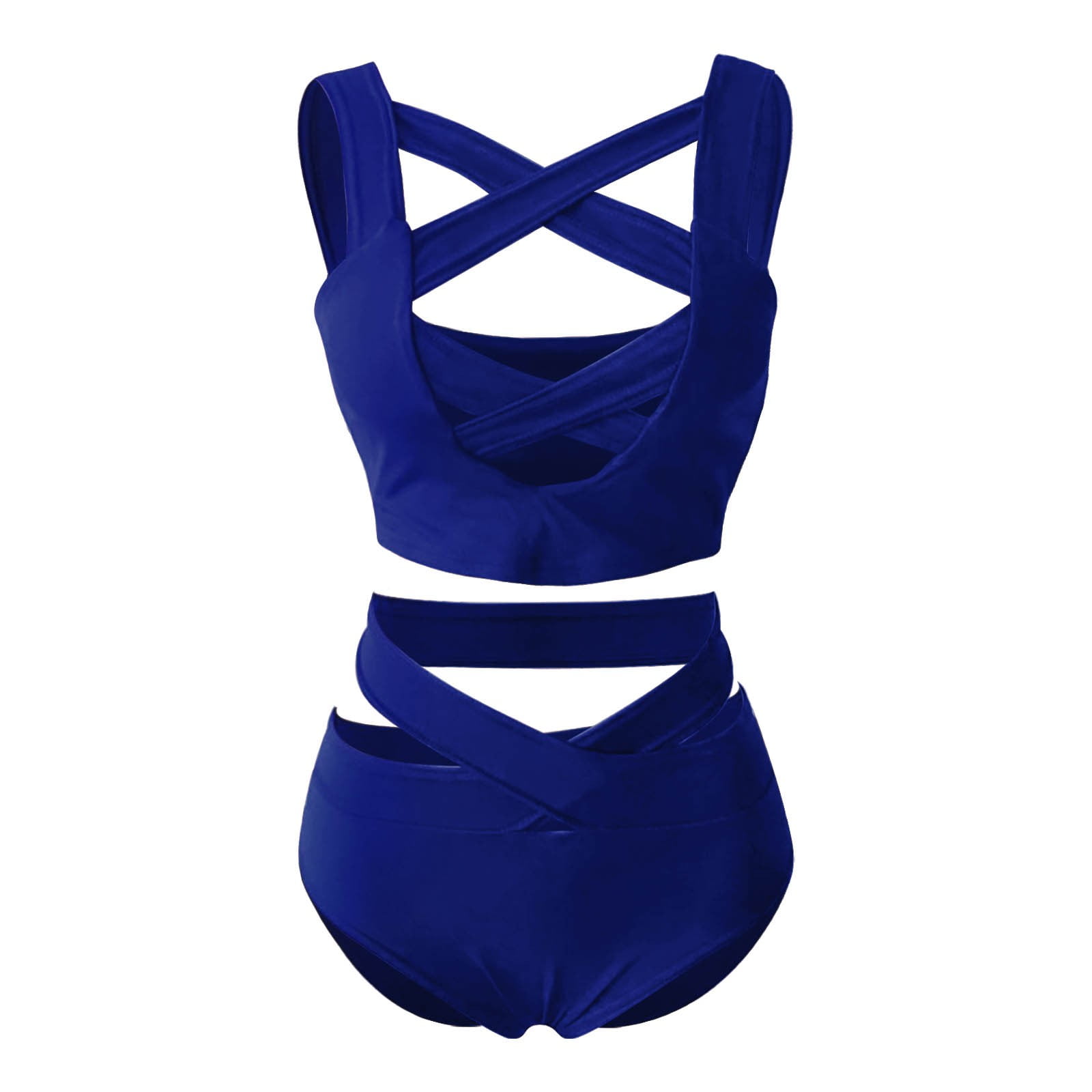 MSJUHEG Bathing Suits for Women,Mid Rise Bikini Sets for Women,Ruffle ...