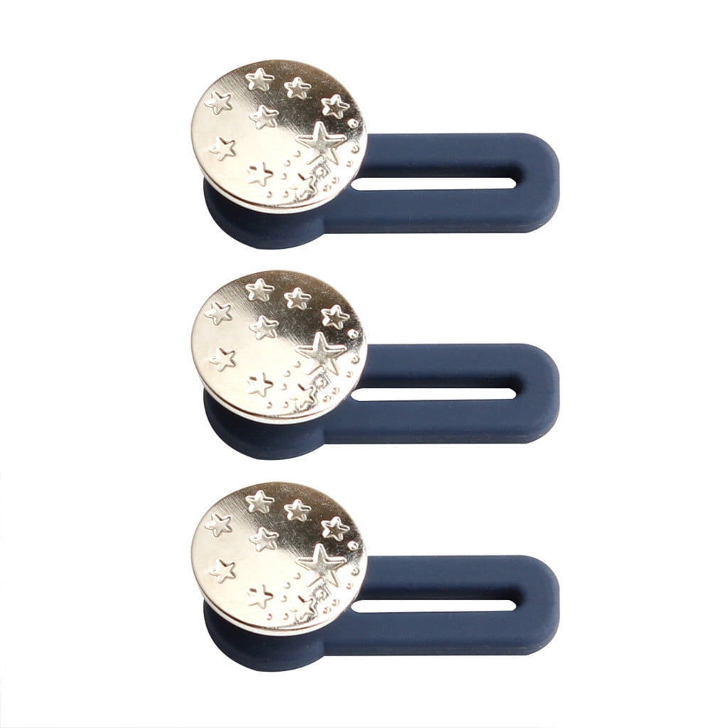 MSJUHEG Belt Buckle Mens Belts Leather 3Pcs Jeans Extendable Button ...