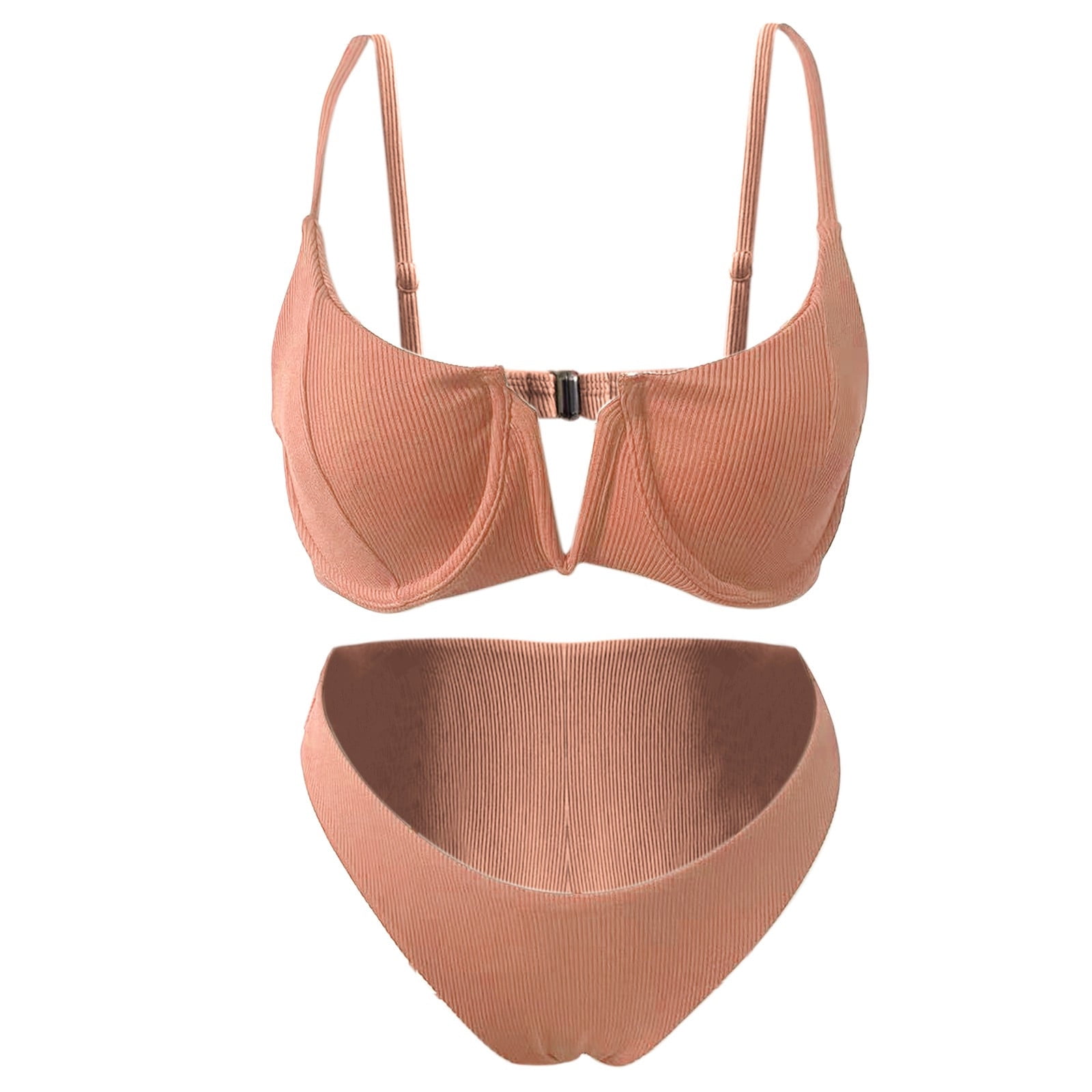 MSJUHEG Bralette Bikini Set,Two Piece Swimsuit,Bikini Tops Full ...