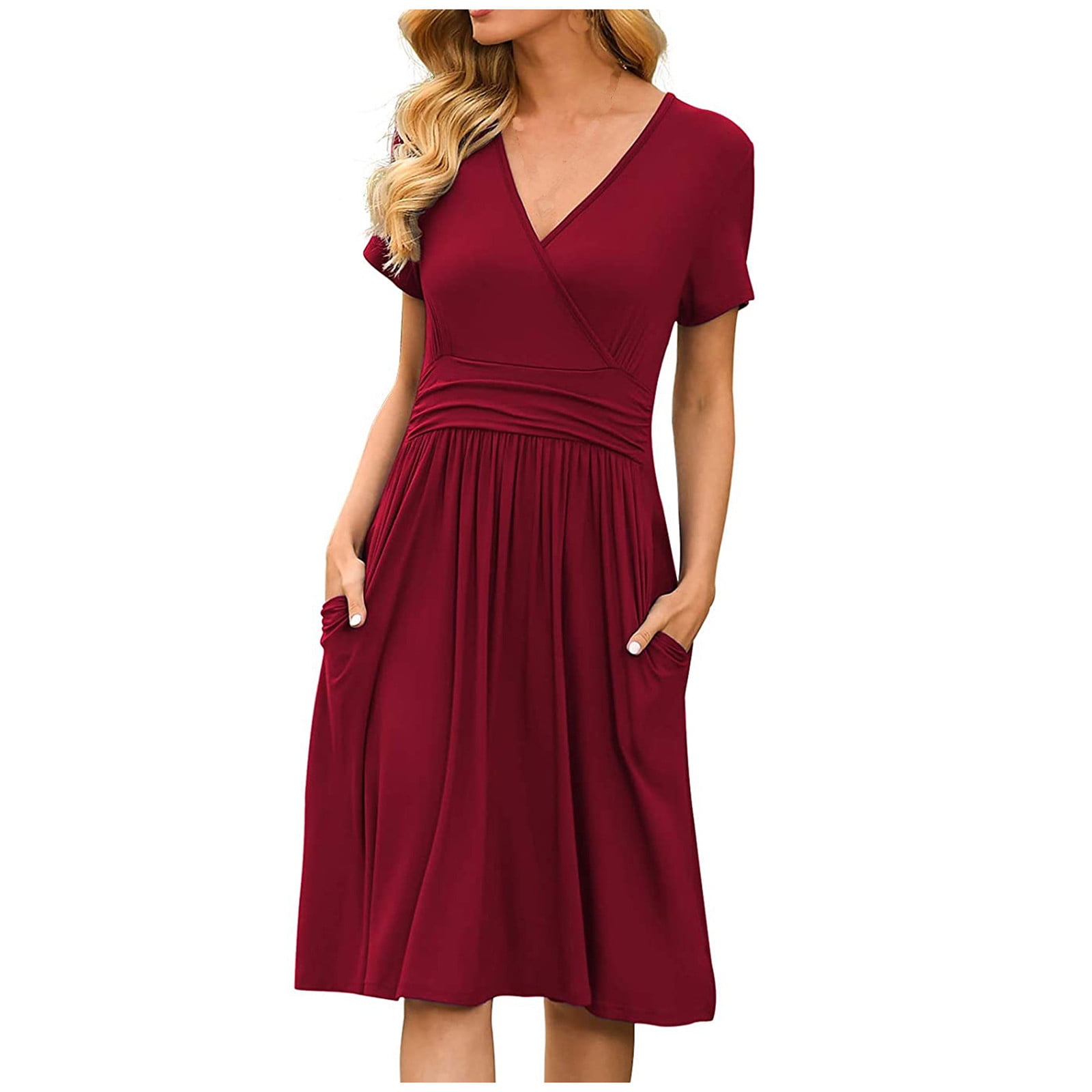 Clearance!MSJUHEG Sexy Dresses for Women Office Dresses for Women's ...