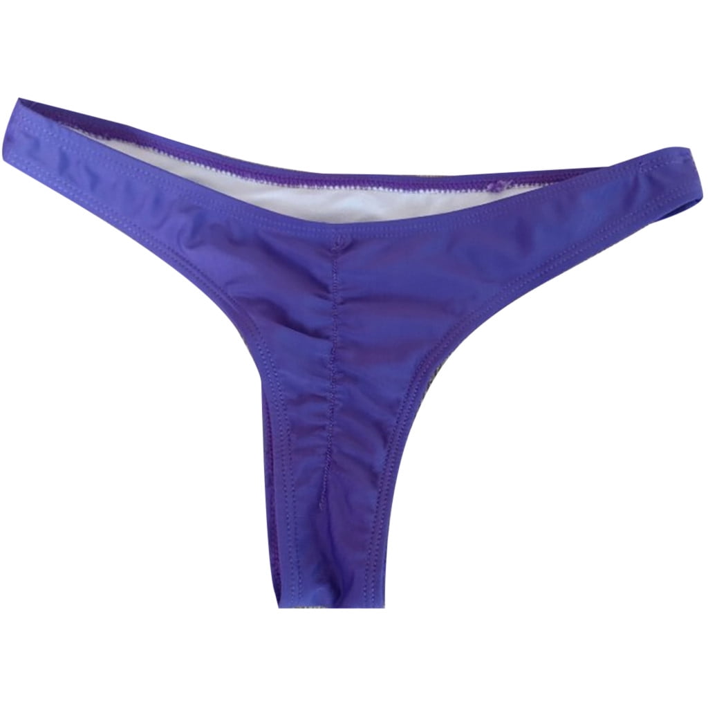 MSJUHEG Full Coverage Bikini Bottom,Thong Swimsuits for Women,Ruched ...