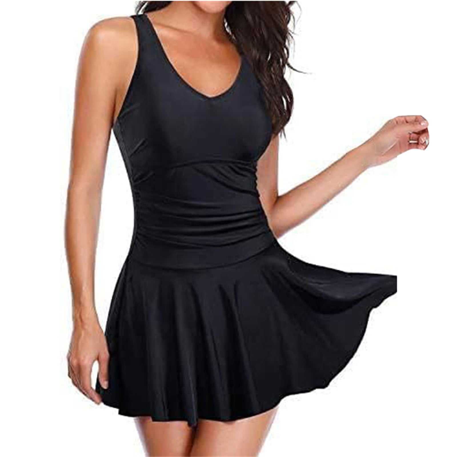 MSJUHEG High Cut Backless,Strapless Swimsuits for Women,Ruched ...