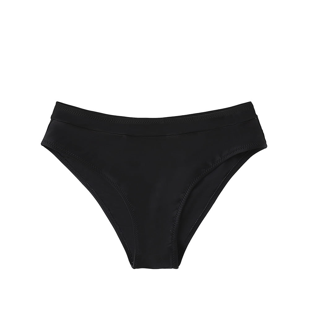 MSJUHEG High Cut Bikini Bottoms,Seamless Bikini Bottom,Full Coverage ...