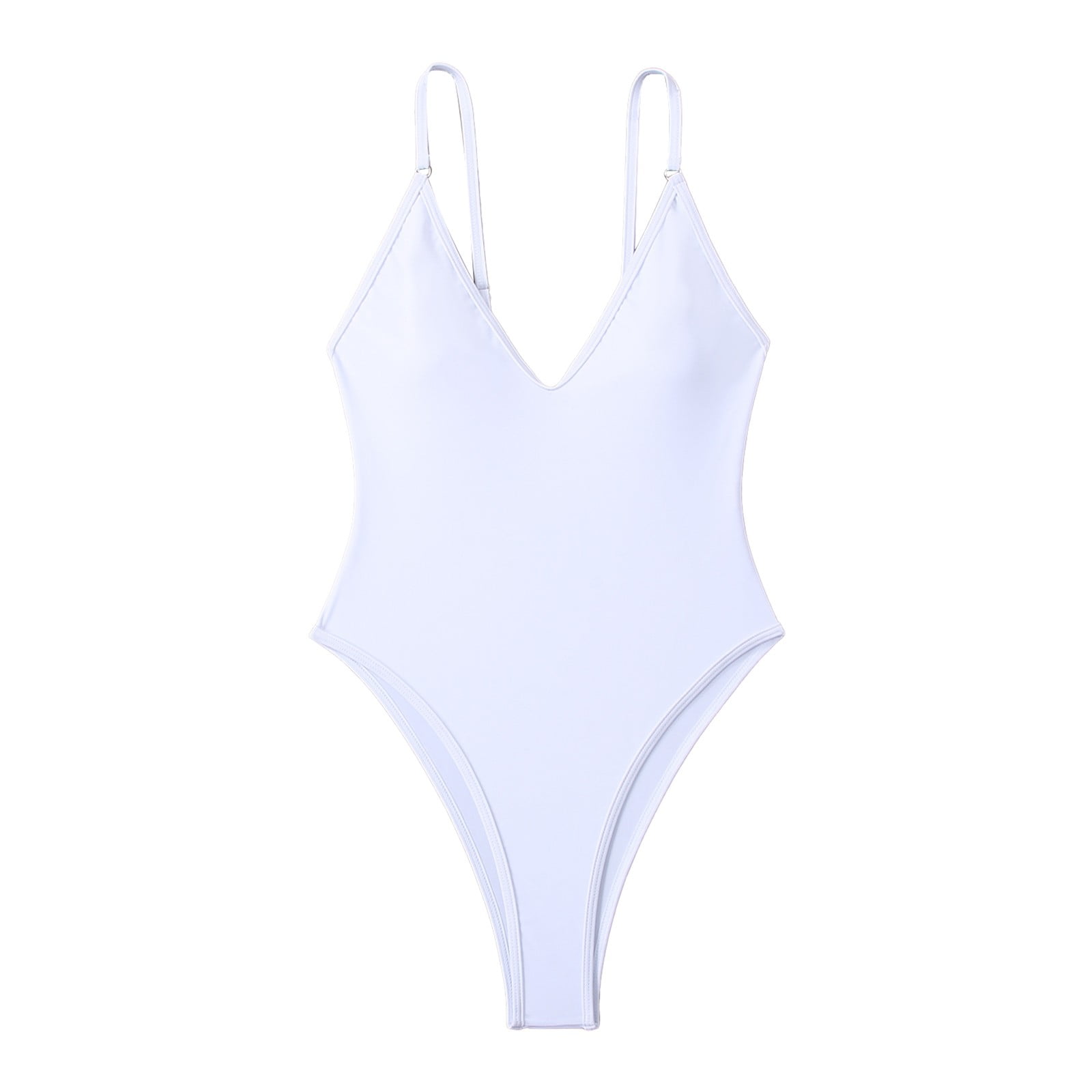 MSJUHEG High Cut Swimsuit,High Waist Bathing Suit,Tie Side,High Cut ...