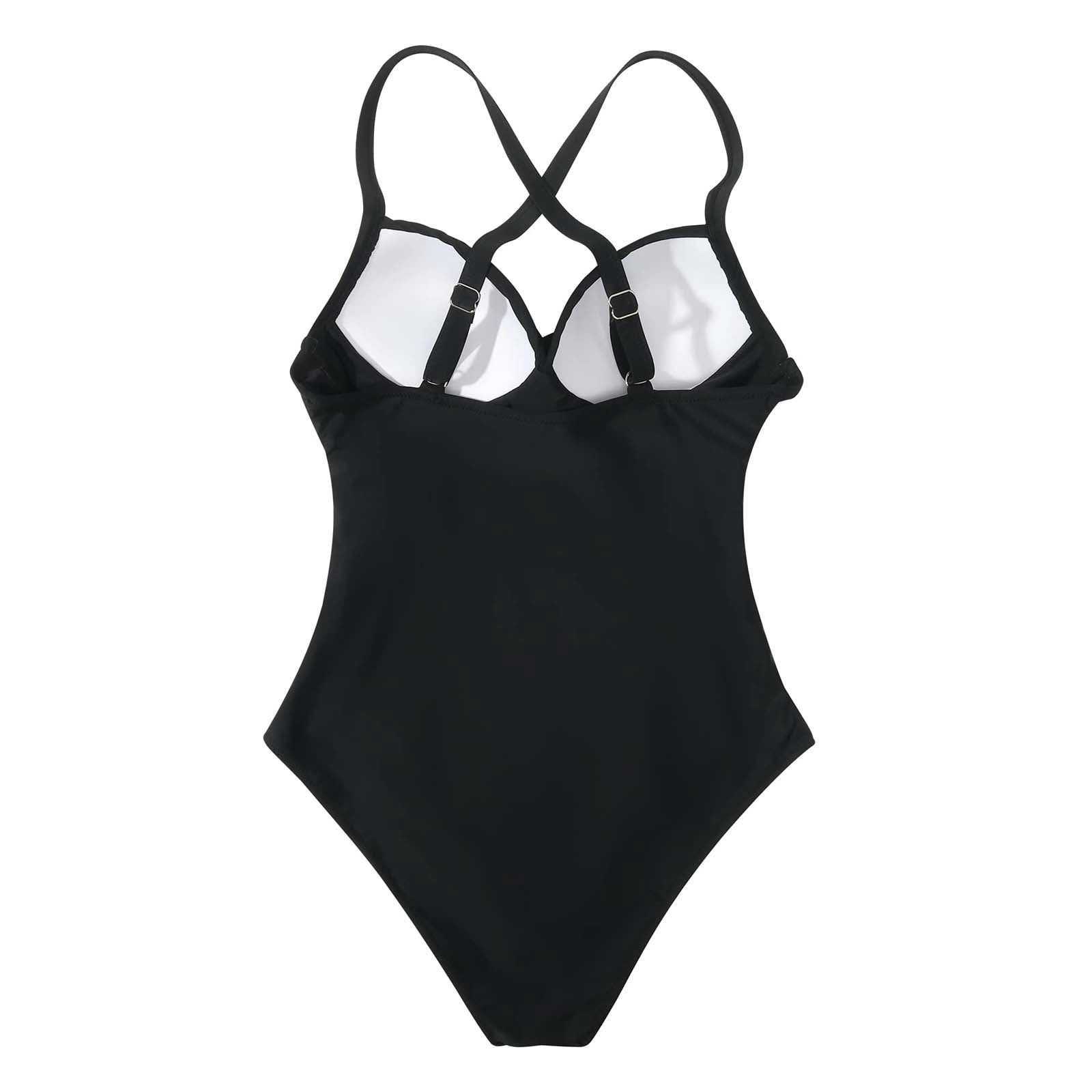 MSJUHEG High Waisted Bathing Suit,Short Sleeve Bathing Suit,Push Up ...