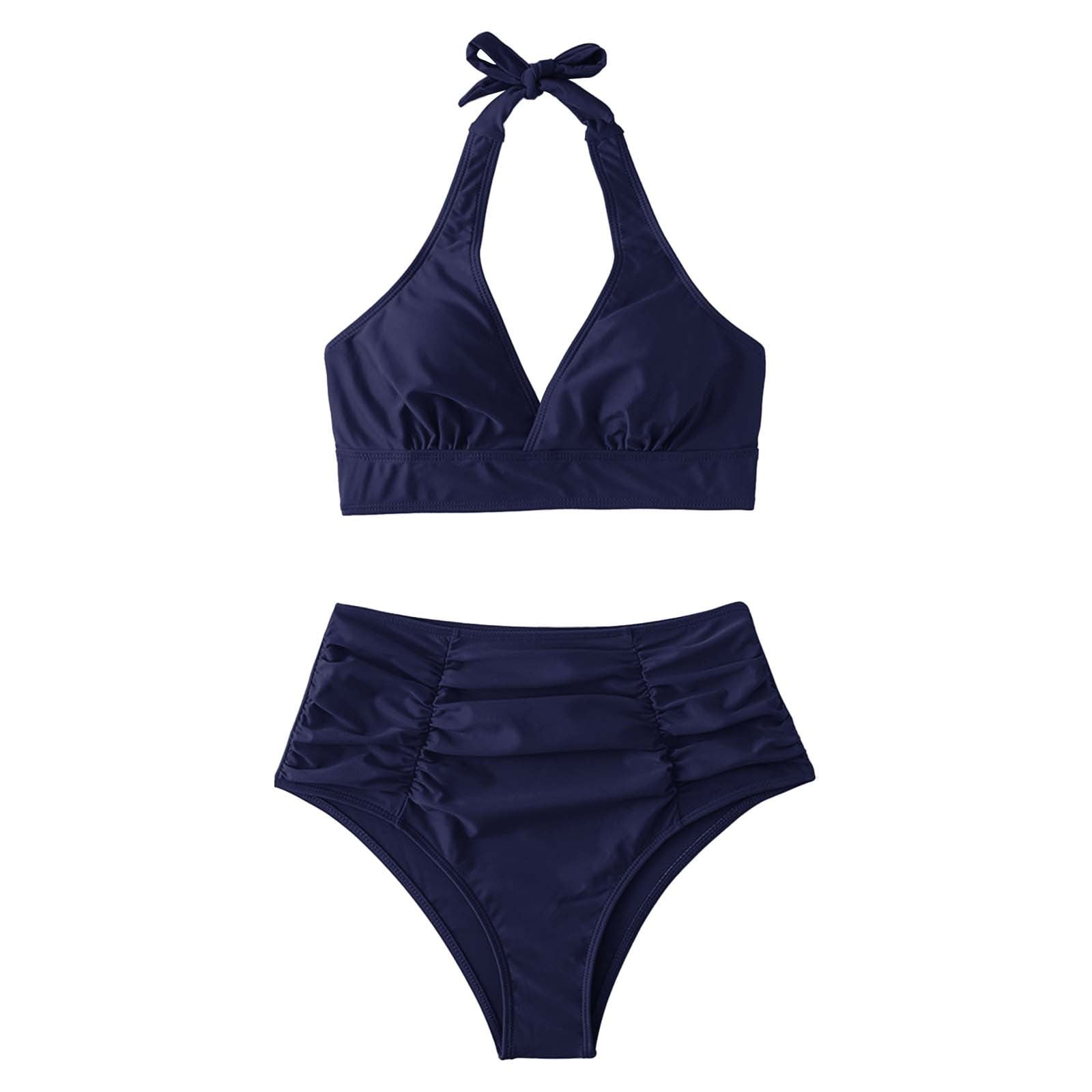 MSJUHEG High Waisted Swimsuits for Women,High Cut Swimsuit,Bathing Suit ...