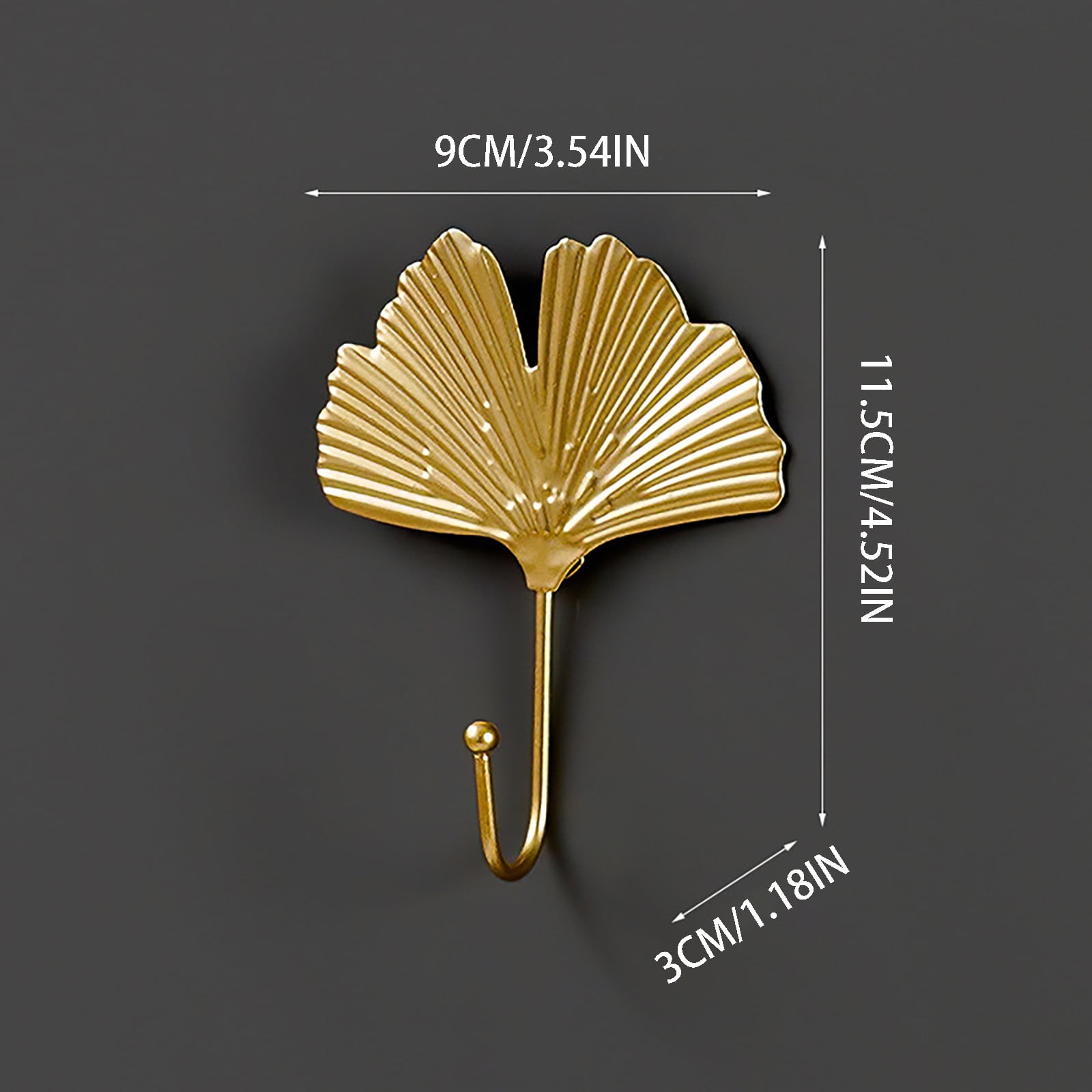 MSJUHEG Hooks Over The Door Hooks Perforated Free Decorative Coat Hook ...