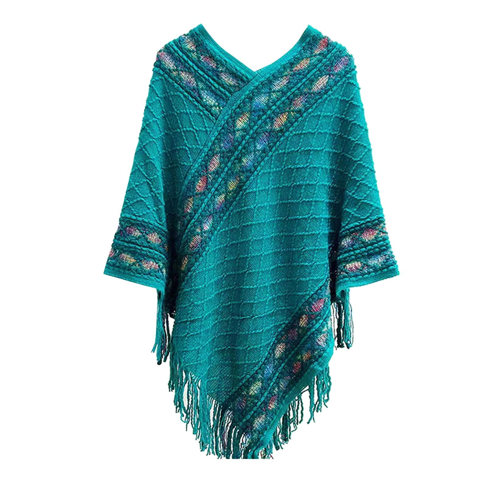 MSJUHEG Kimonos,Poncho Sweater Women,Cape Coat,Shawl Wraps,Wrap ...