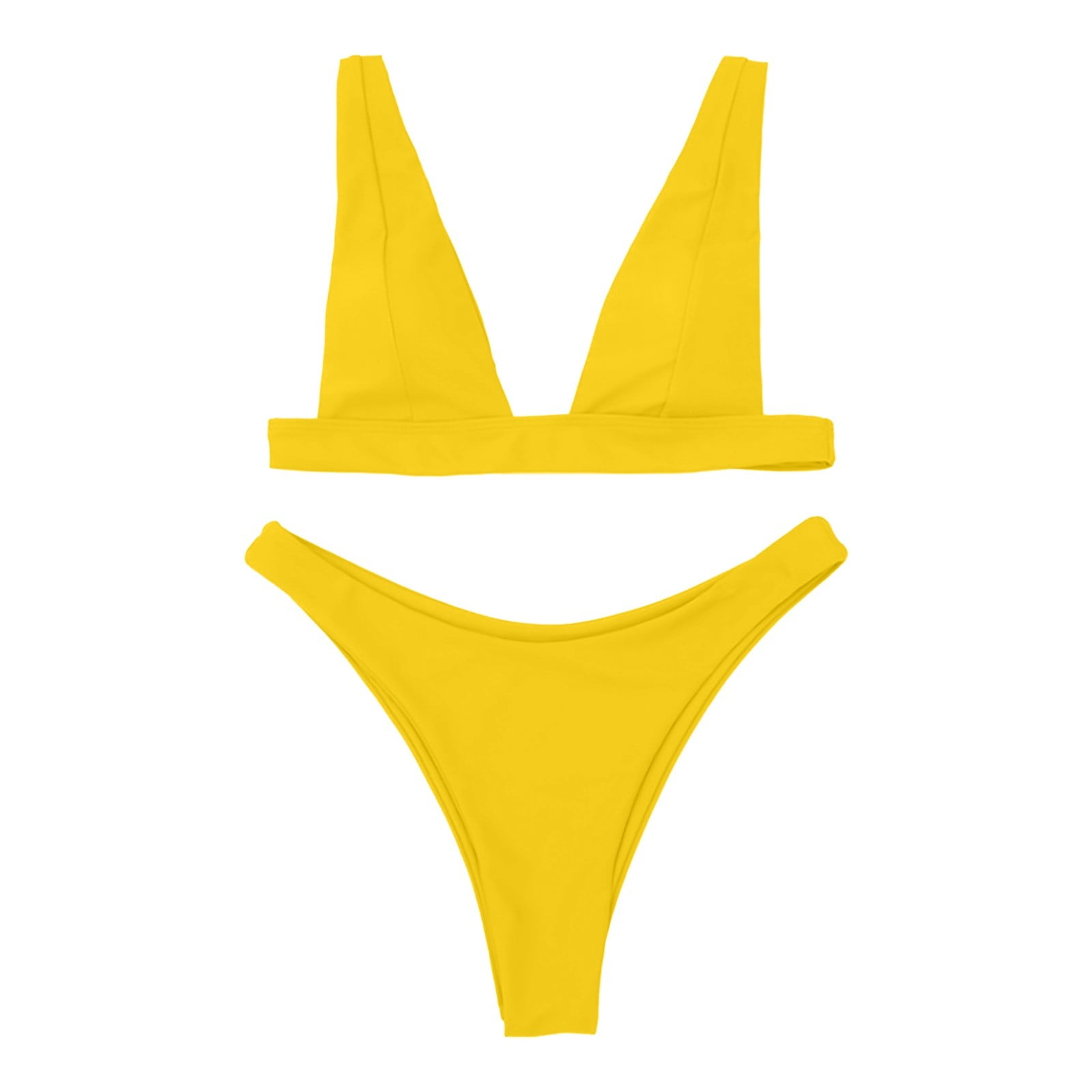 MSJUHEG Knot Front,Boho Swimsuits for Women,Spaghetti Straps,Halter ...