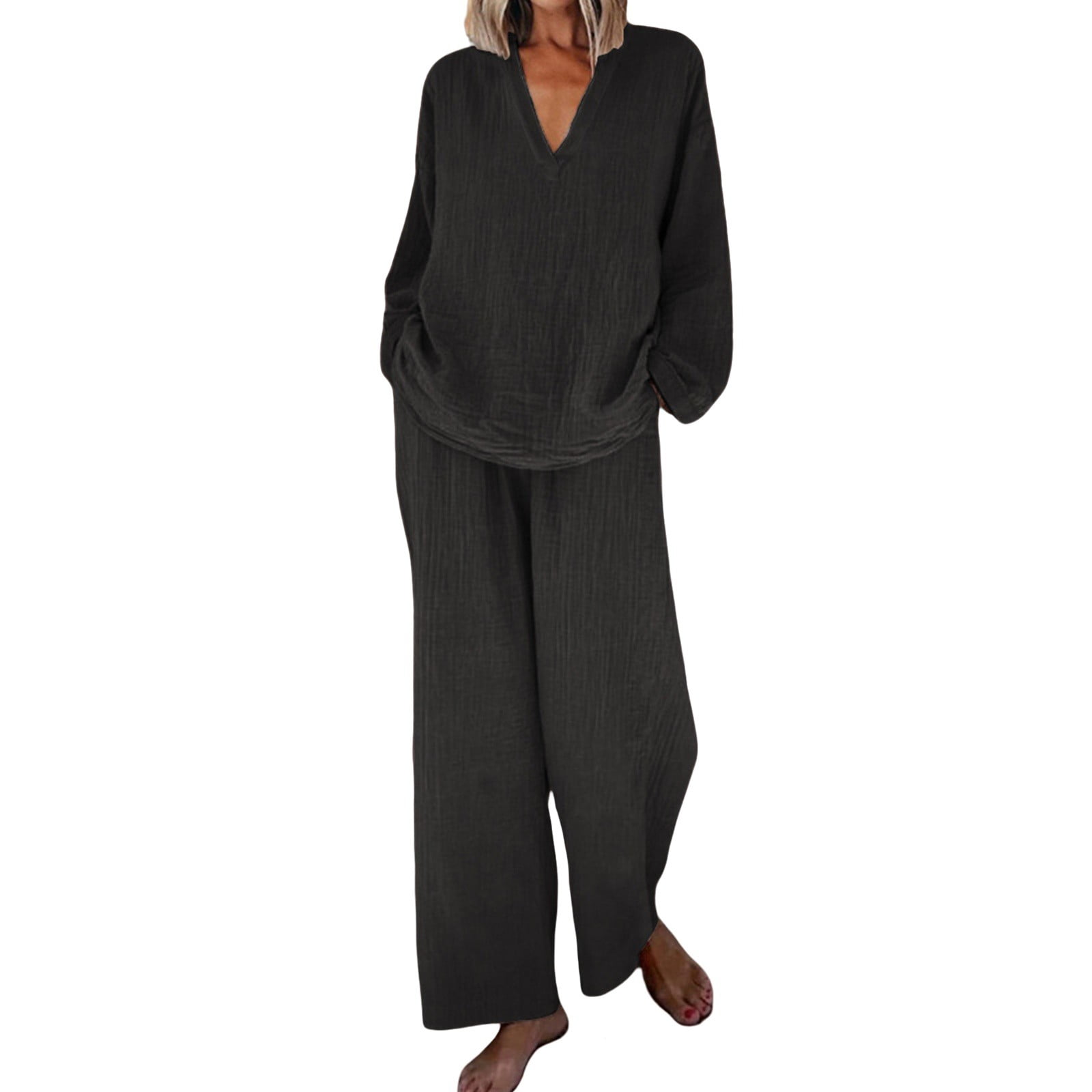 MSJUHEG Matching Sets for Women 2 Piece Outfits 2025 Summer Work ...