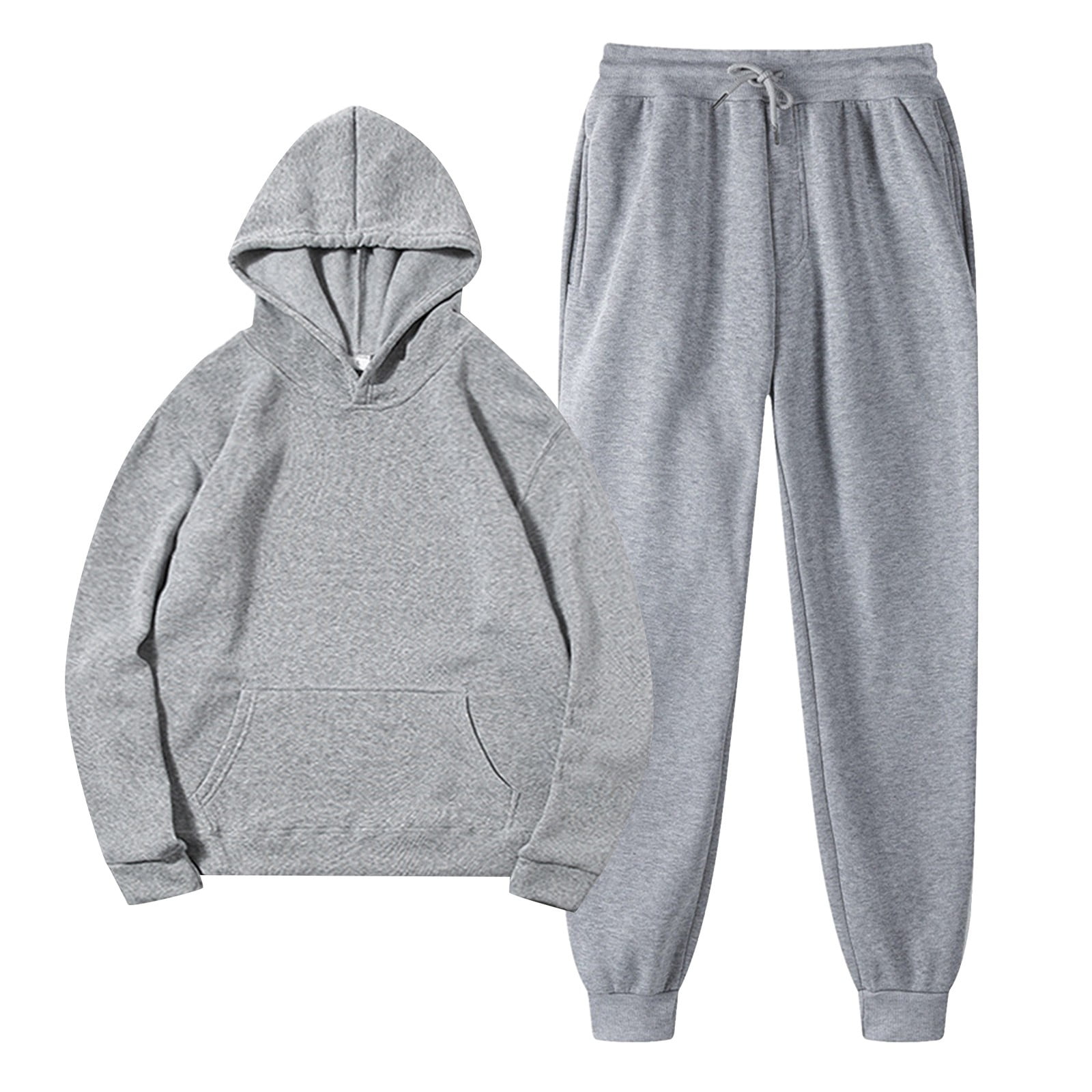MSJUHEG Mens Sweatpants Hoodies For Men Women With Pants Hoodie Plus ...