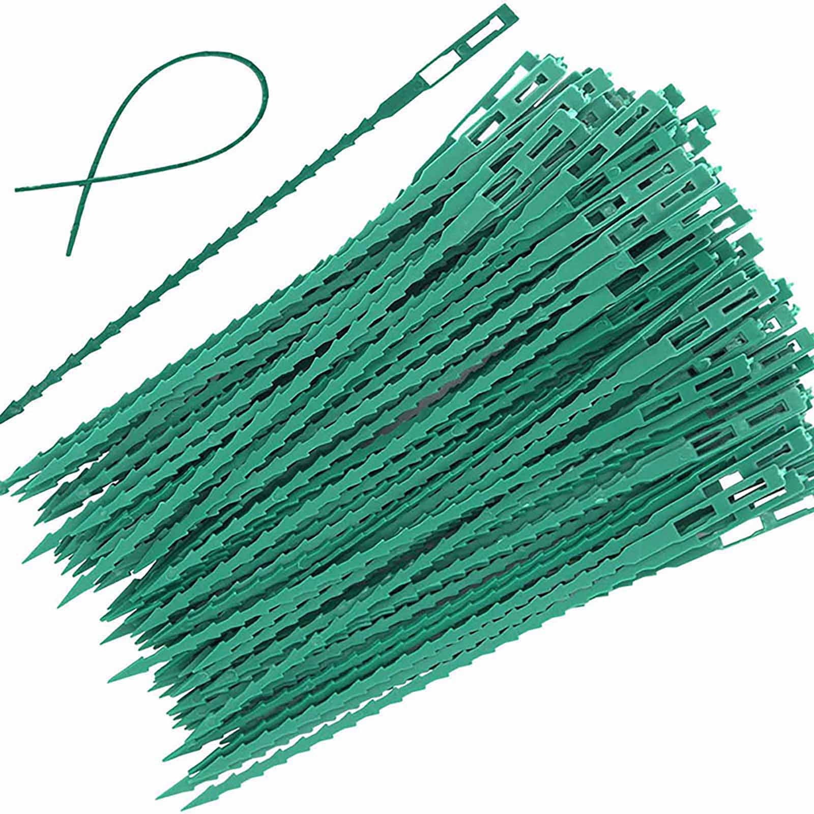 MSJUHEG Plant Stakes Plant Support Garden Ties Re-Usable Adjustable ...