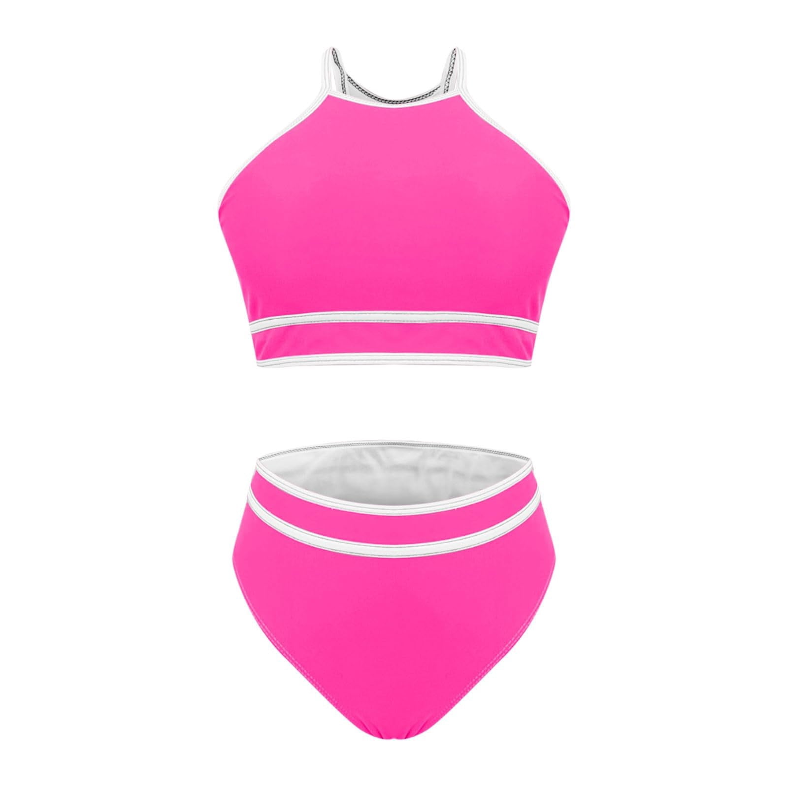 MSJUHEG Plus Size Boyshorts,Swimwear Boy Shorts with Pocket,High ...