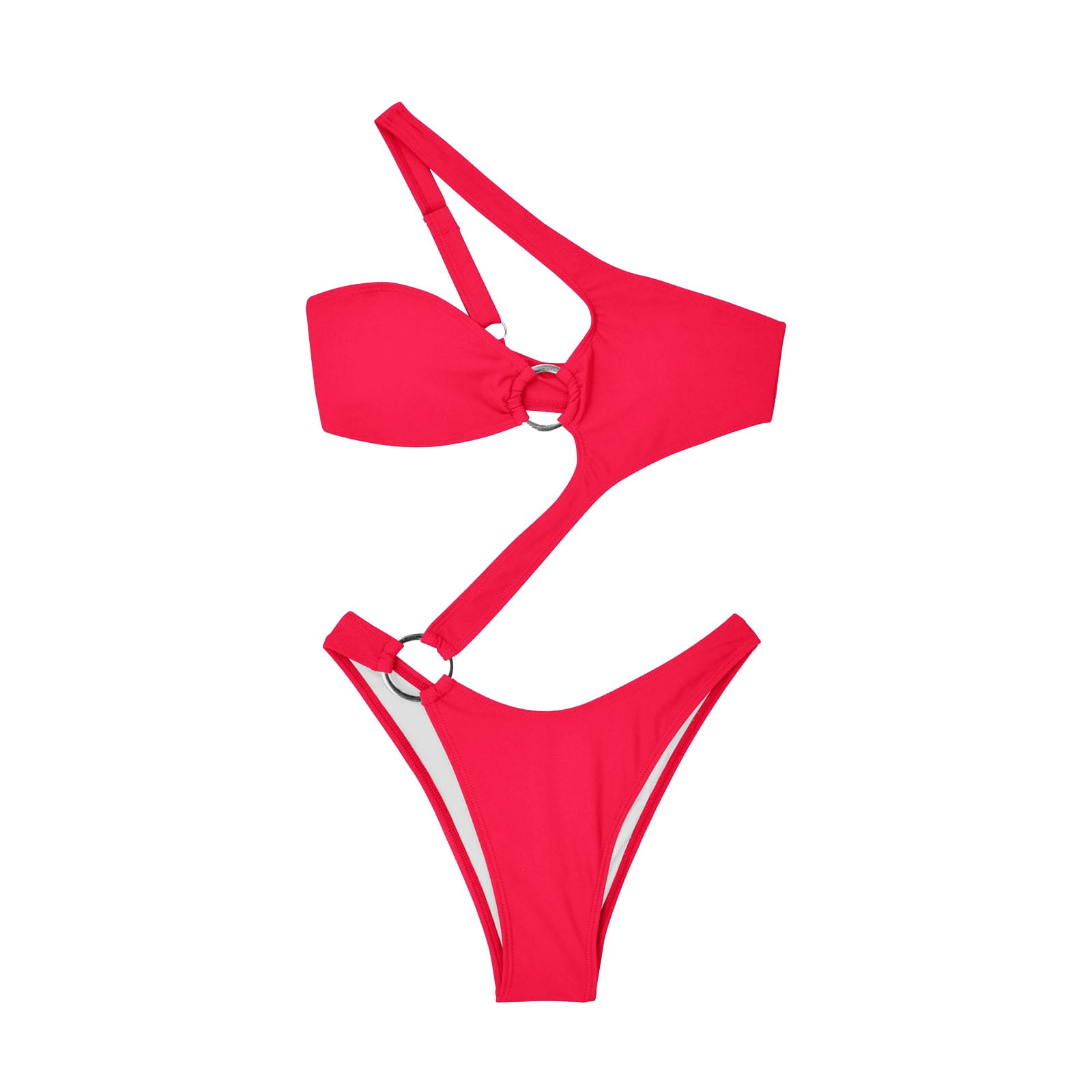 MSJUHEG Push Up Swimsuits for Women,Ruched Monokinis,Push Up Swimwear ...