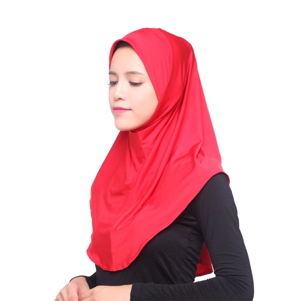 MSJUHEG Scarf Shawls And Wraps Muslim Women Inner Hijab Headscarf Cap ...