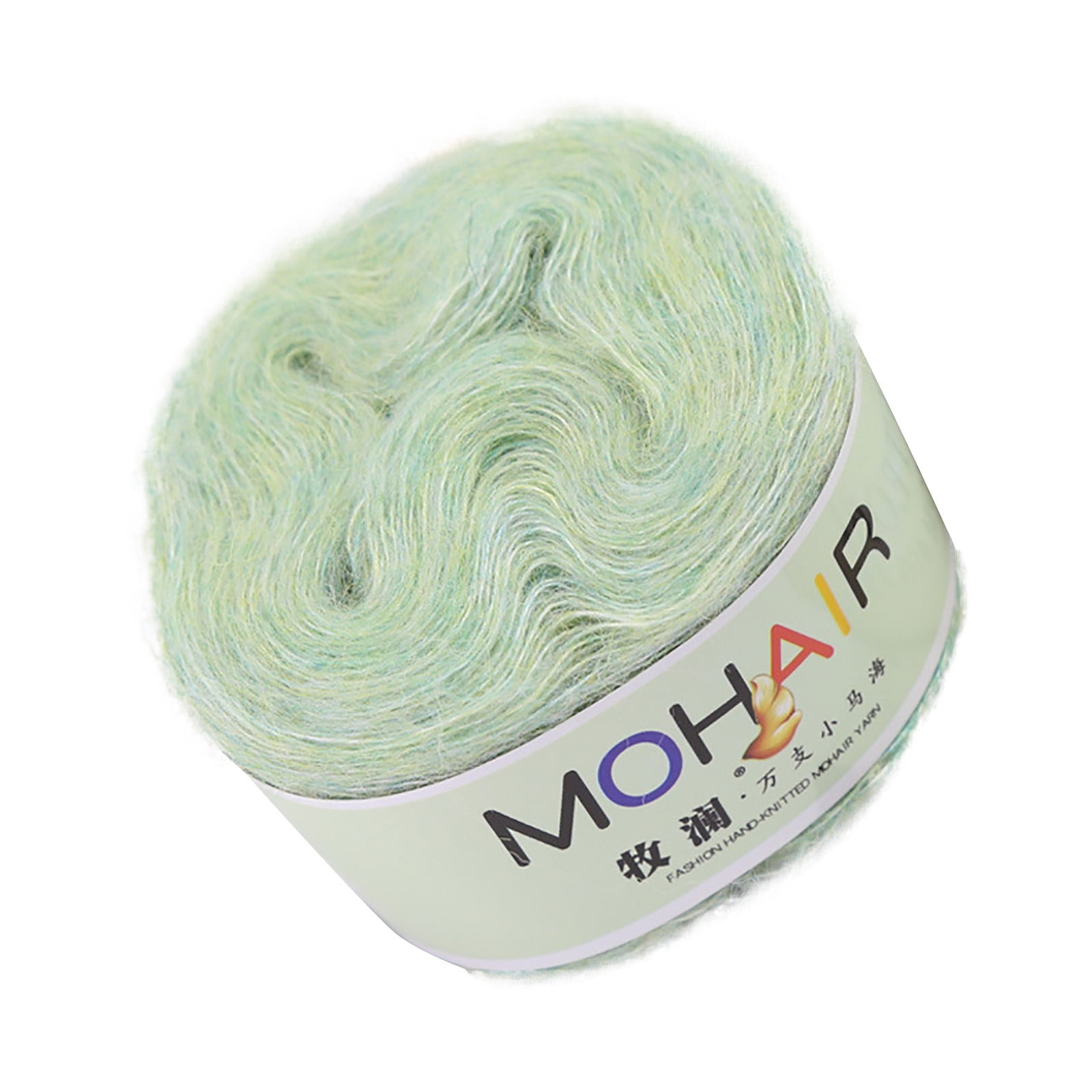 MSJUHEG Sewing Kit Yarn Soft Mohair Knitting Wool Yarn Diy Shawl Scarf ...