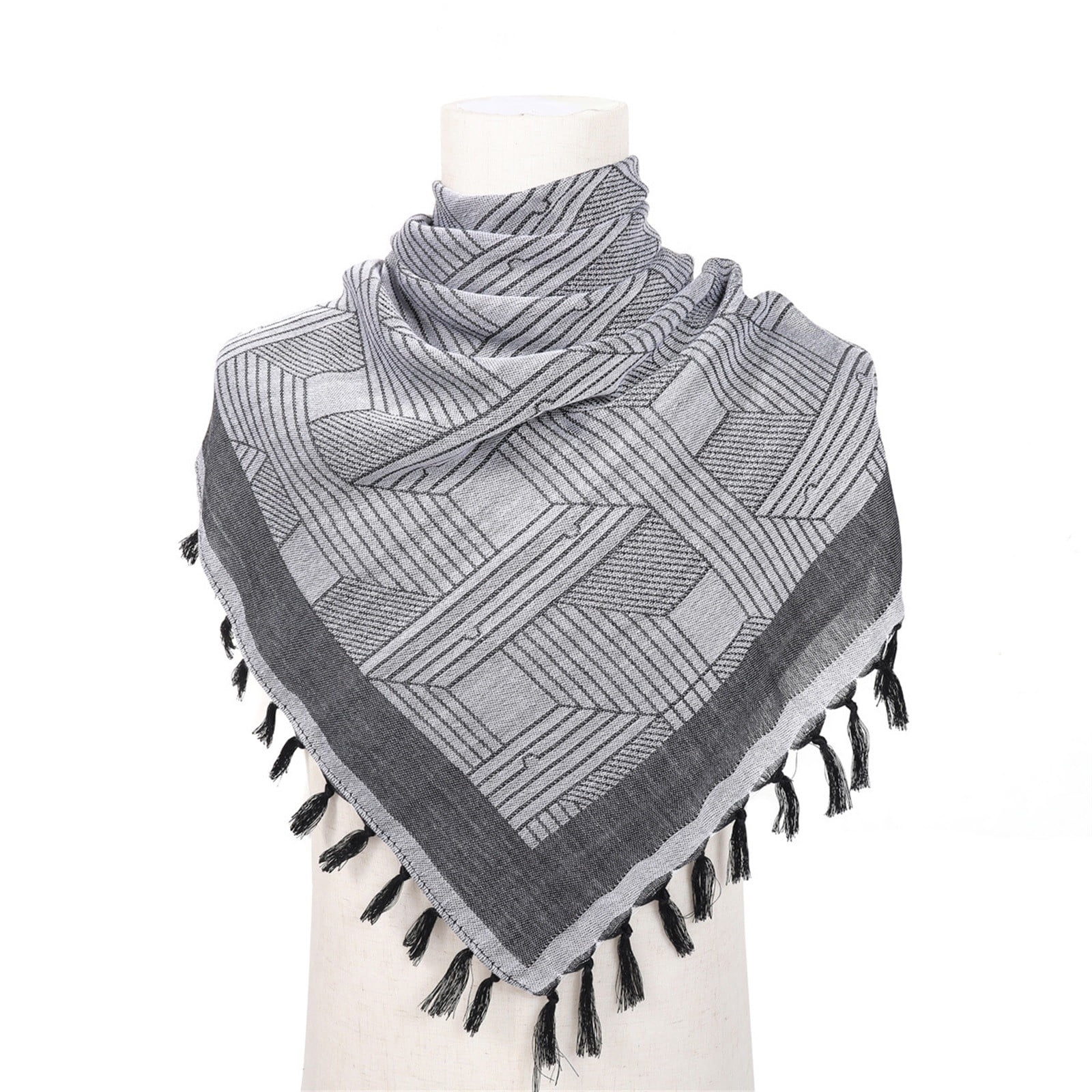 MSJUHEG Sheer Scarf,Boho Scarf,Scarves Lightweight,Cotton Scarf ...