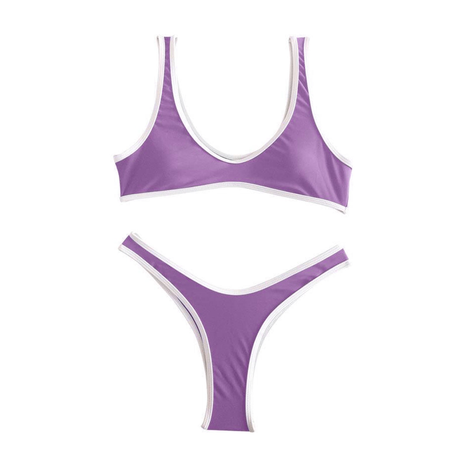 MSJUHEG Spaghetti Straps,Halter String,Thong Bikini Sets for Women ...