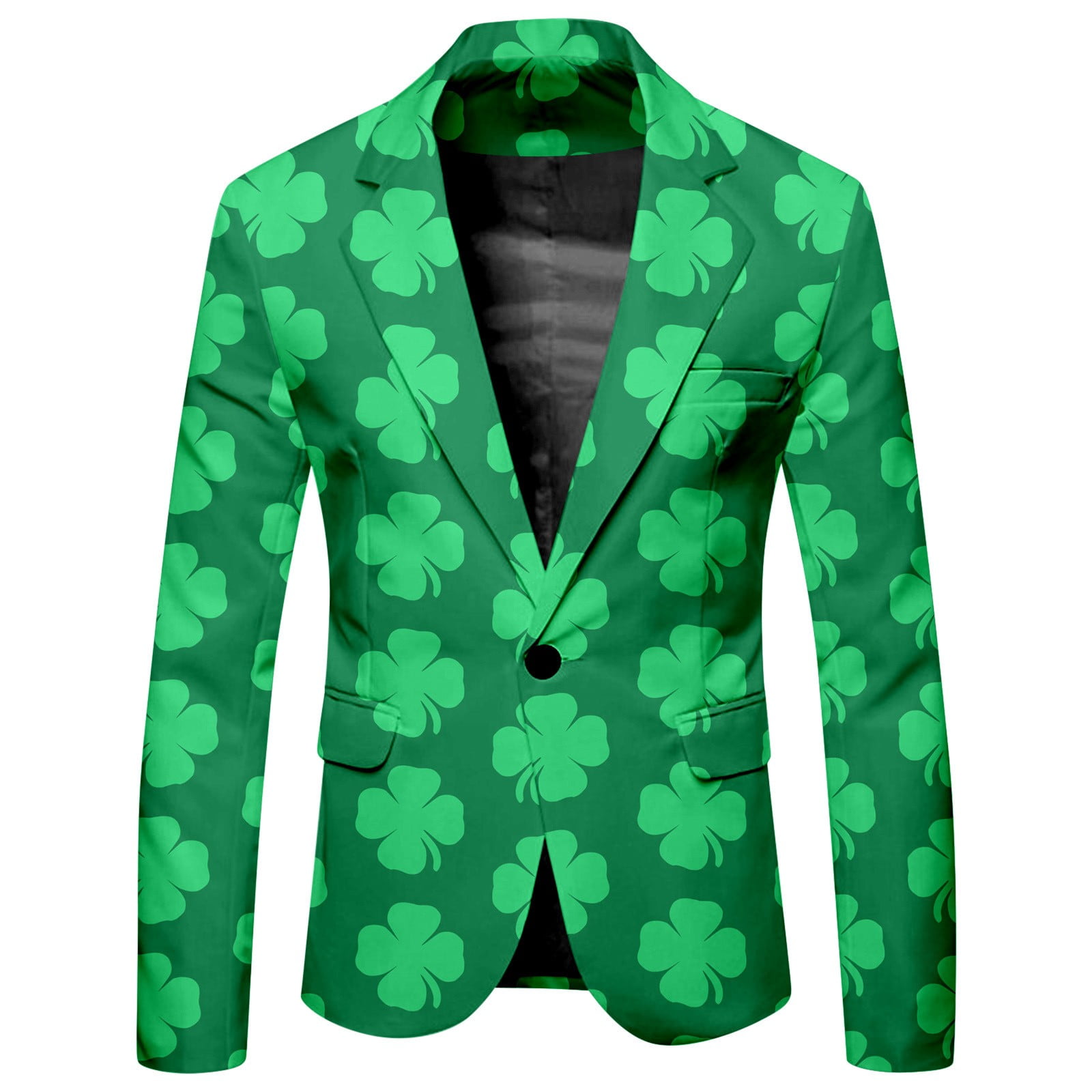 MSJUHEG St Patricks Day Men's Party Suit Suits for Men Solid Color Prom ...