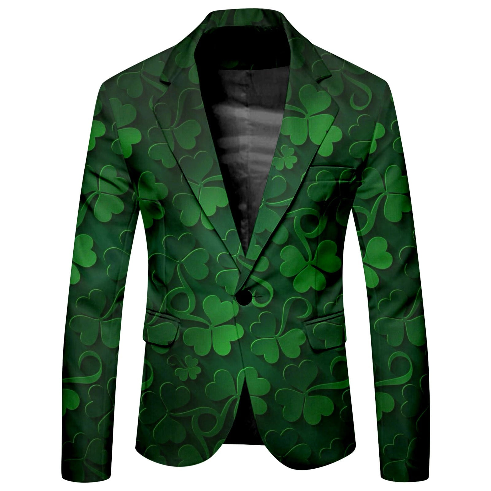 MSJUHEG St Patricks Day Men's Party Suit Suits for Men Solid Color Prom ...