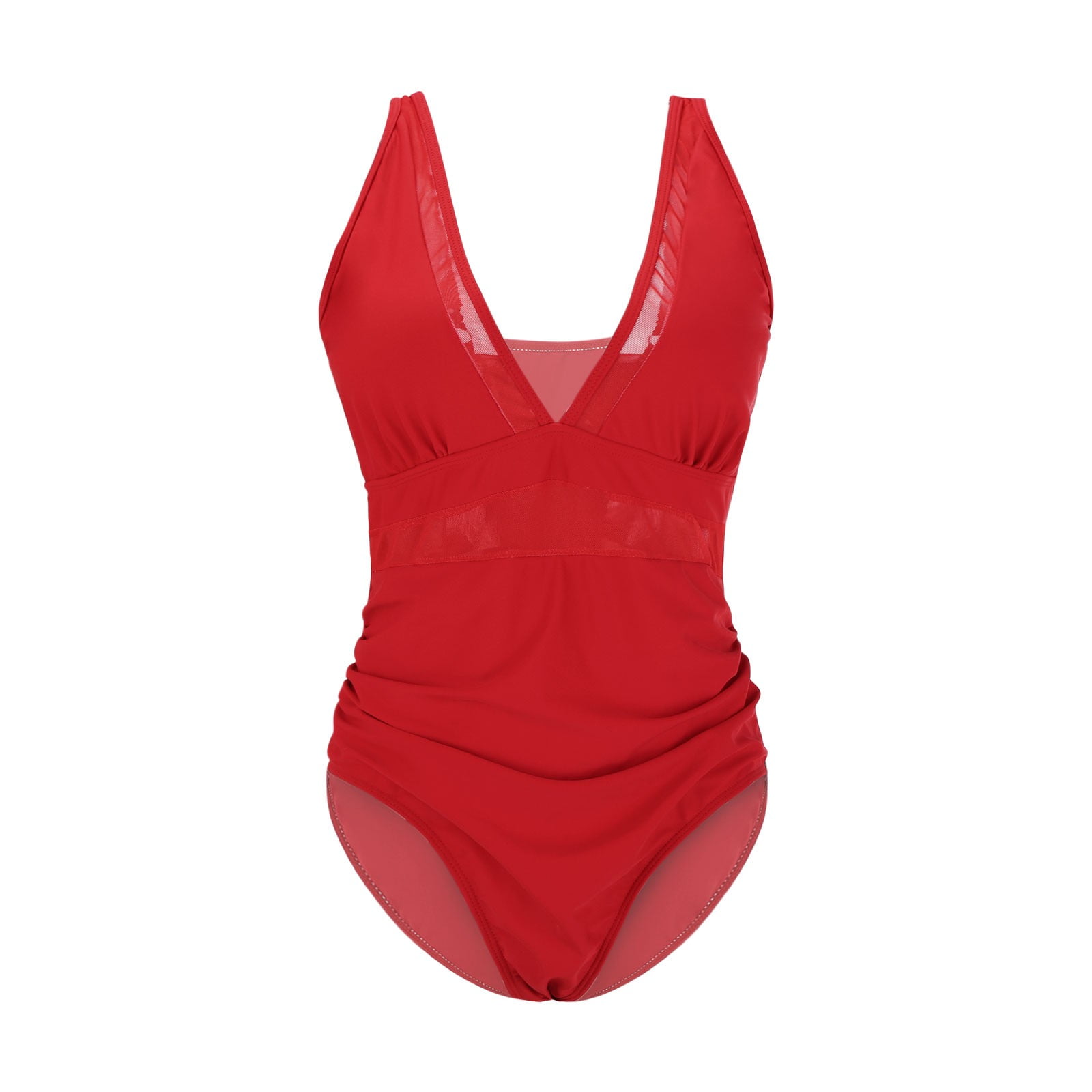 MSJUHEG Strapless Bathing Suits,Strapless Swimsuits for Women,V Neck ...