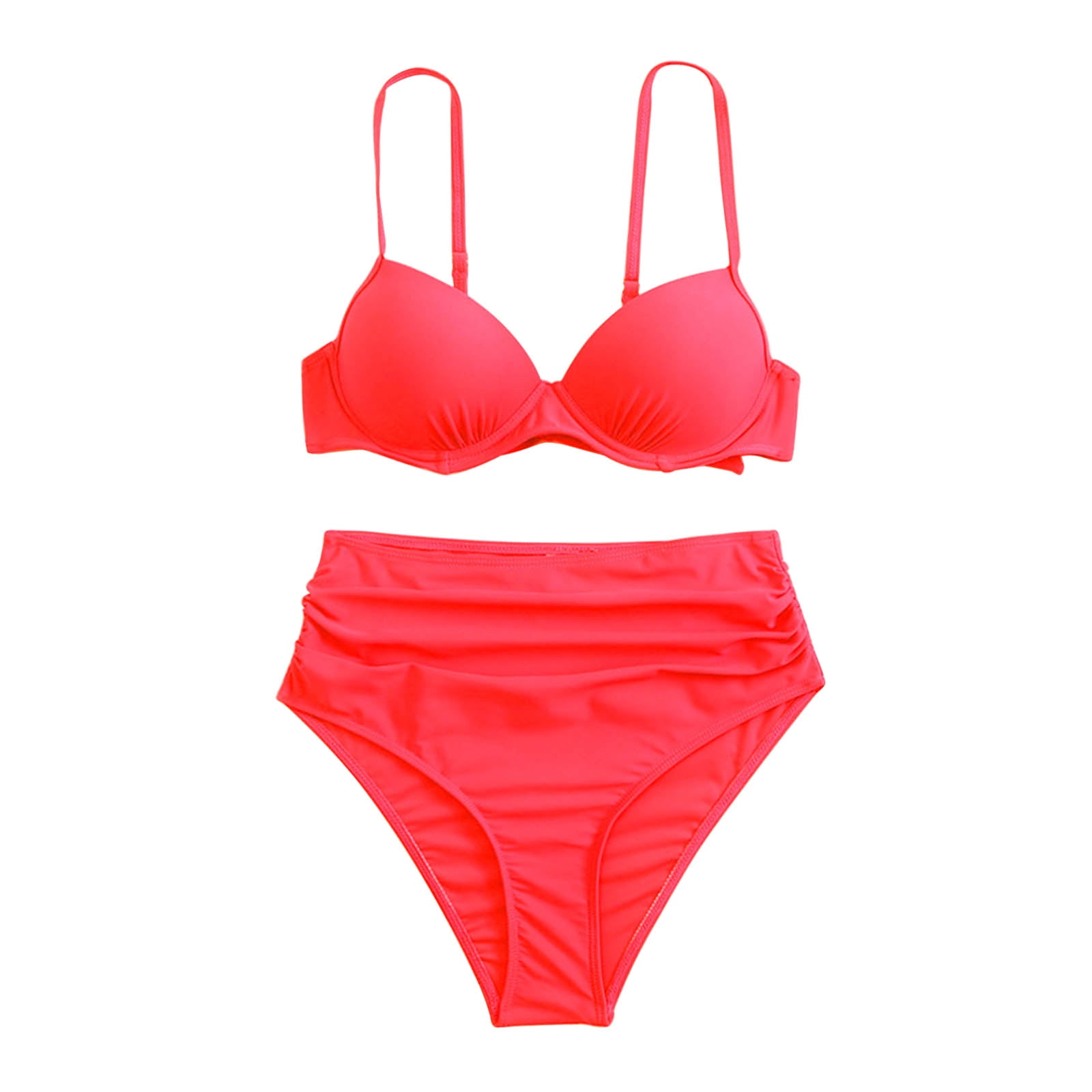 MSJUHEG Summer Swimsuit,Strapless Bathing Suits for Women,High Cut ...