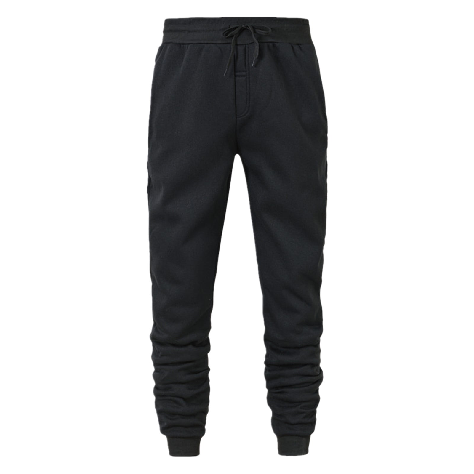 MSJUHEG Sweatpants Mens Sweatpants Mens Hip Hop Pants Solid Color Track ...