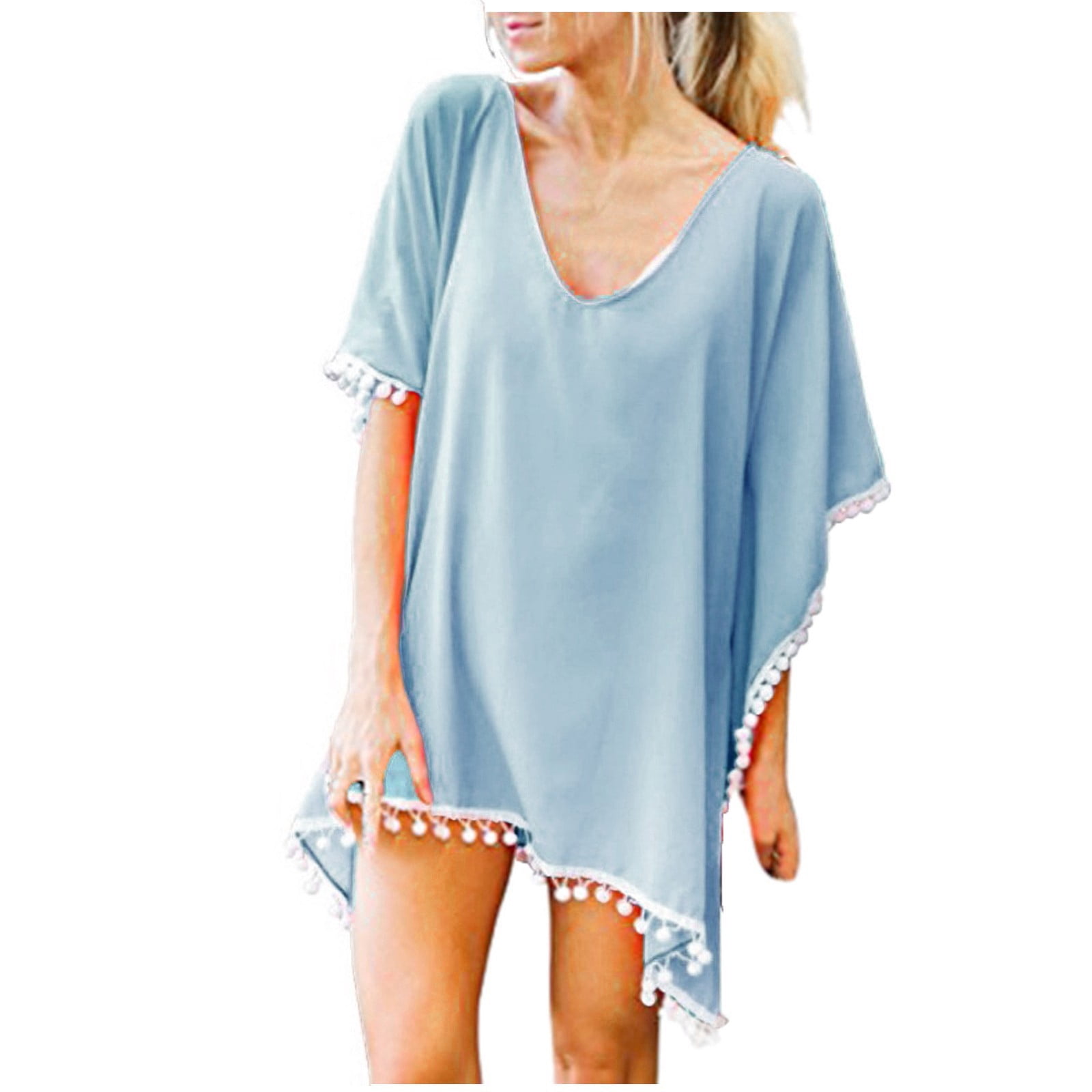 MSJUHEG Swimsuit Coverup for Women,Sarong Coverups for Women,Plus Size ...