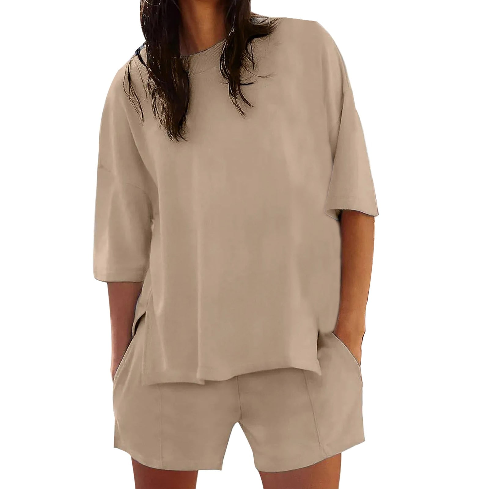 MSJUHEG Two Piece Summer Sets for Women Sleep Sets for Women Womens ...