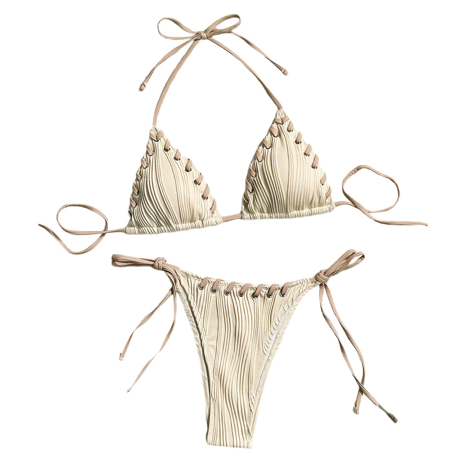 MSJUHEG Two Piece Swimsuit,Bathing Suit for Women,Bathing Suits,Knot ...