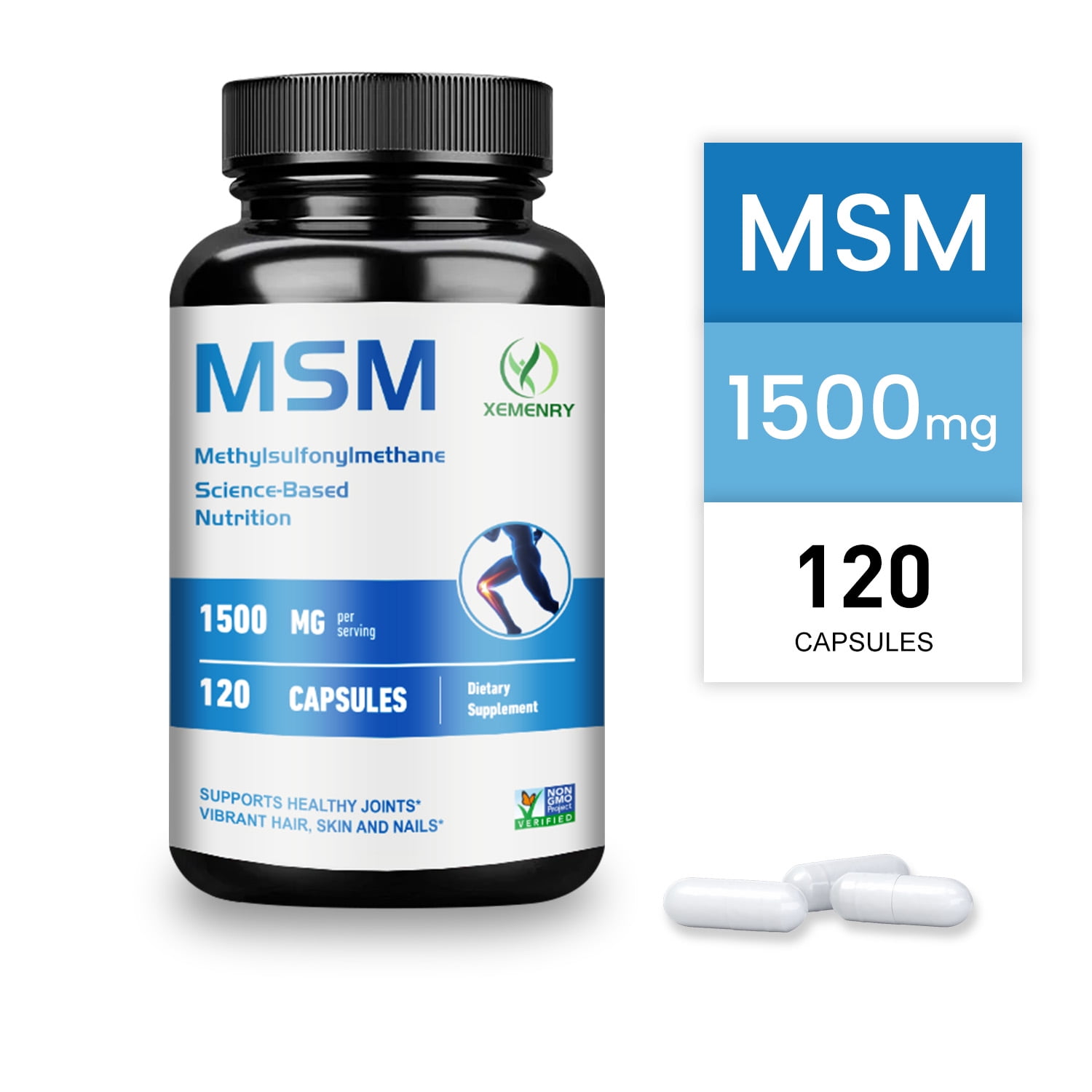 MSM 1500mg | Joint Health, Promotes Joint Mobility, Cartilage Support ...