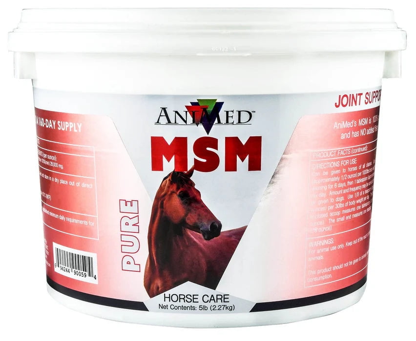 AniMed, Horse Joint Supplement, 5lb, MSM Pure with Collagen - Walmart.com