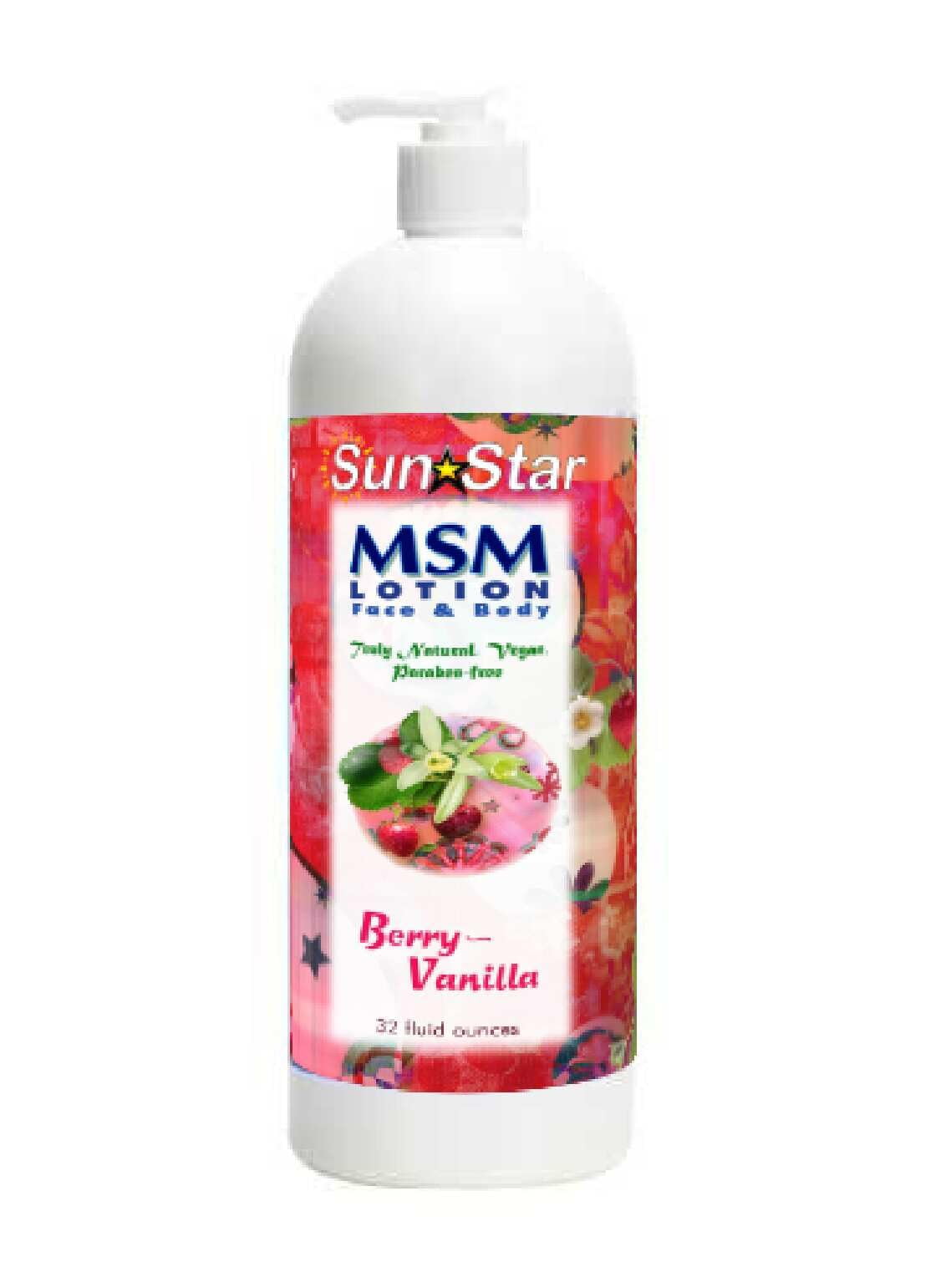 MSM Lotion - Berry TGF4 Vanilla, 32oz - Walmart.com