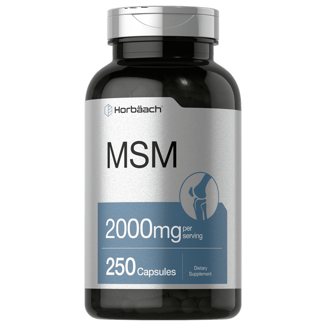 MSM Supplement | 2000mg | 250 Capsules | Methylsulfonylmethane | by ...