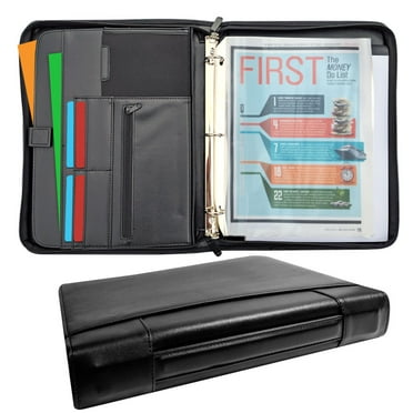 Samsill Classic Professional Binder / 3 Ring Binder with 1.5 Inch Brass ...