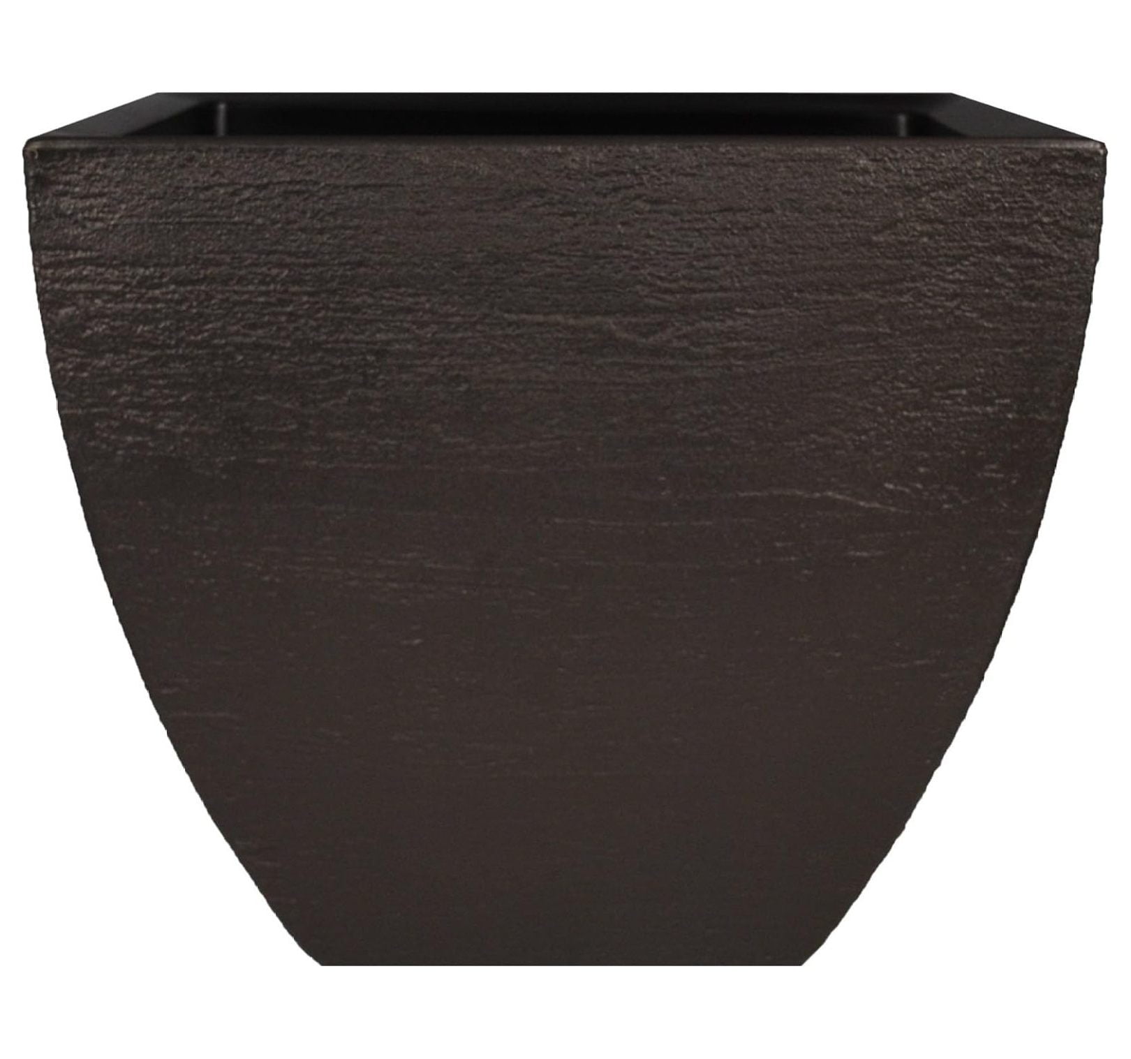 MSQ20ES Modern Square Garden Planter, 20-Inch, Espresso - Walmart.com