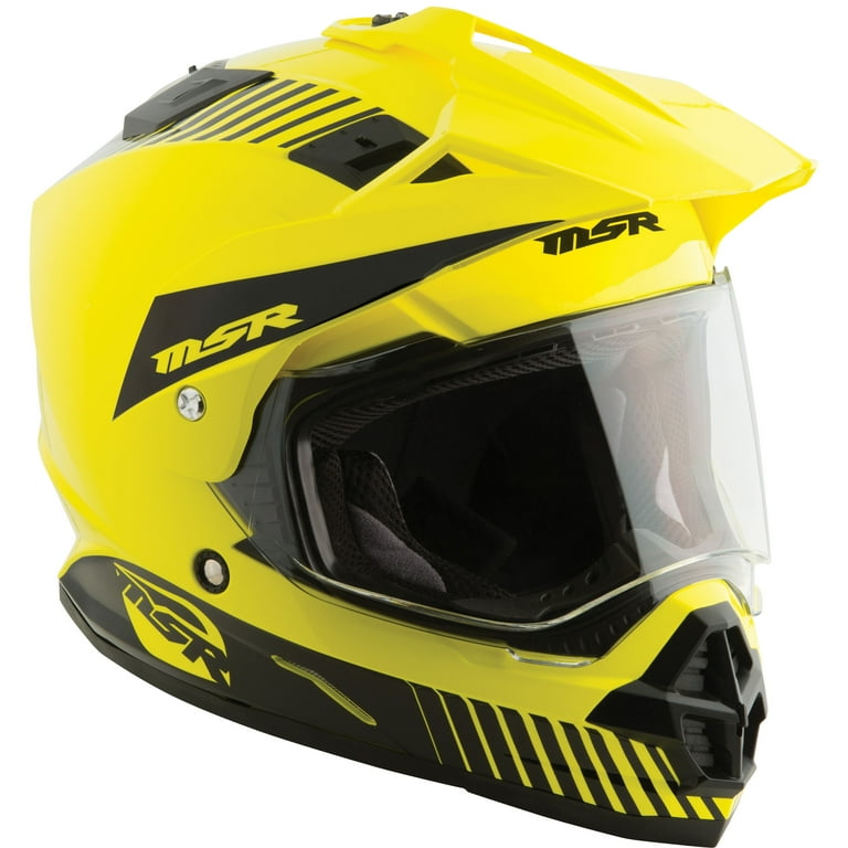 Msr Helmets MSR SC1 Phoenix Helmet White Black Silver Sixstar Racing