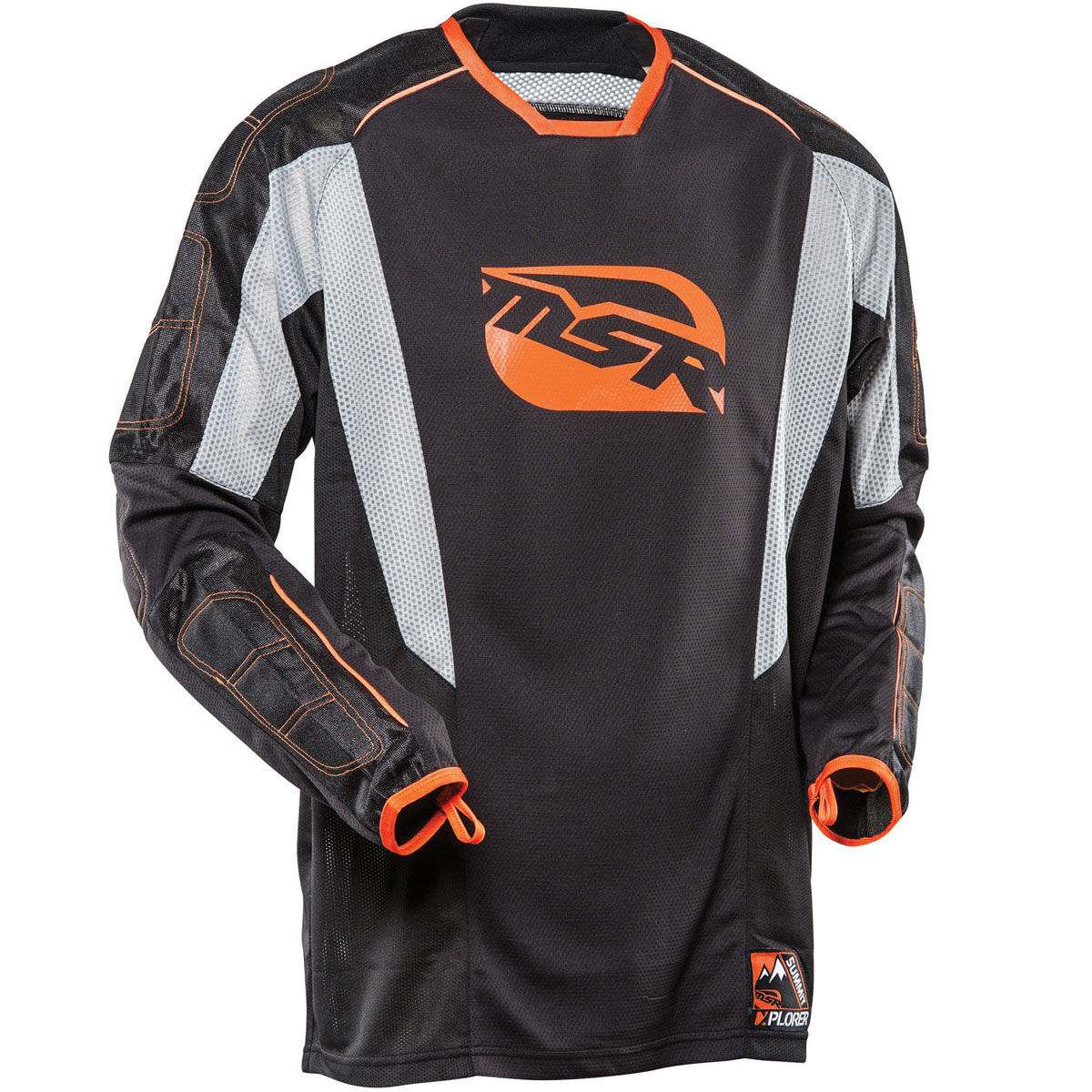 MSR RIDING APPAREL Xplorer Summit Jersey Black/Hi Viz XL 352855 ...