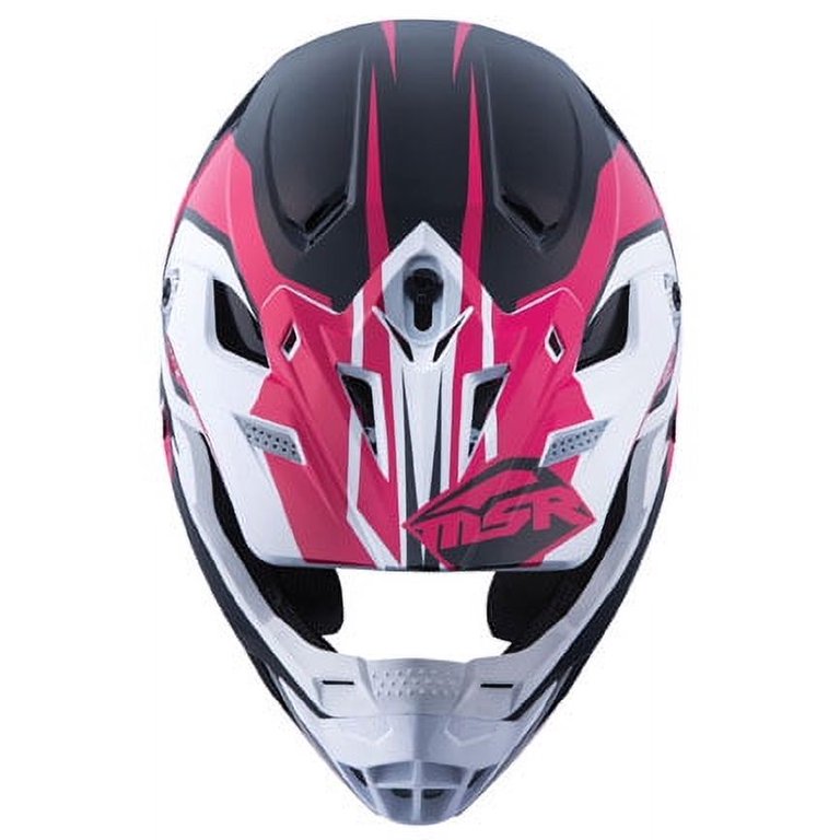 Msr Helmets MSR SC1 Phoenix Helmet White Black Silver Sixstar Racing