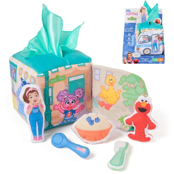 Ms. Rachel, Sesame Street Surprise Learning Box with Plush Elmo & Ms ...