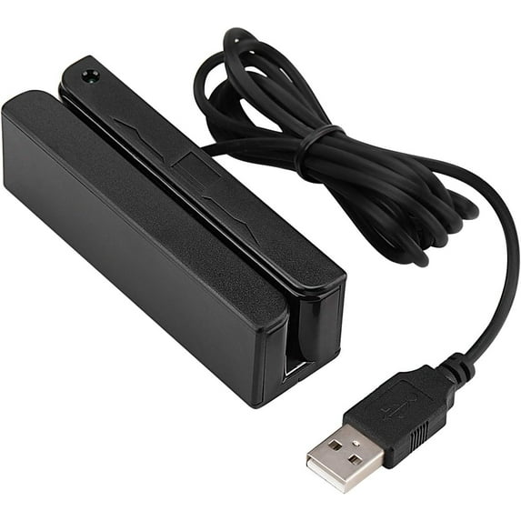 MSR90 USB Swipe Magnetic Credit Card Reader 3 Tracks Mini Smart Card ...