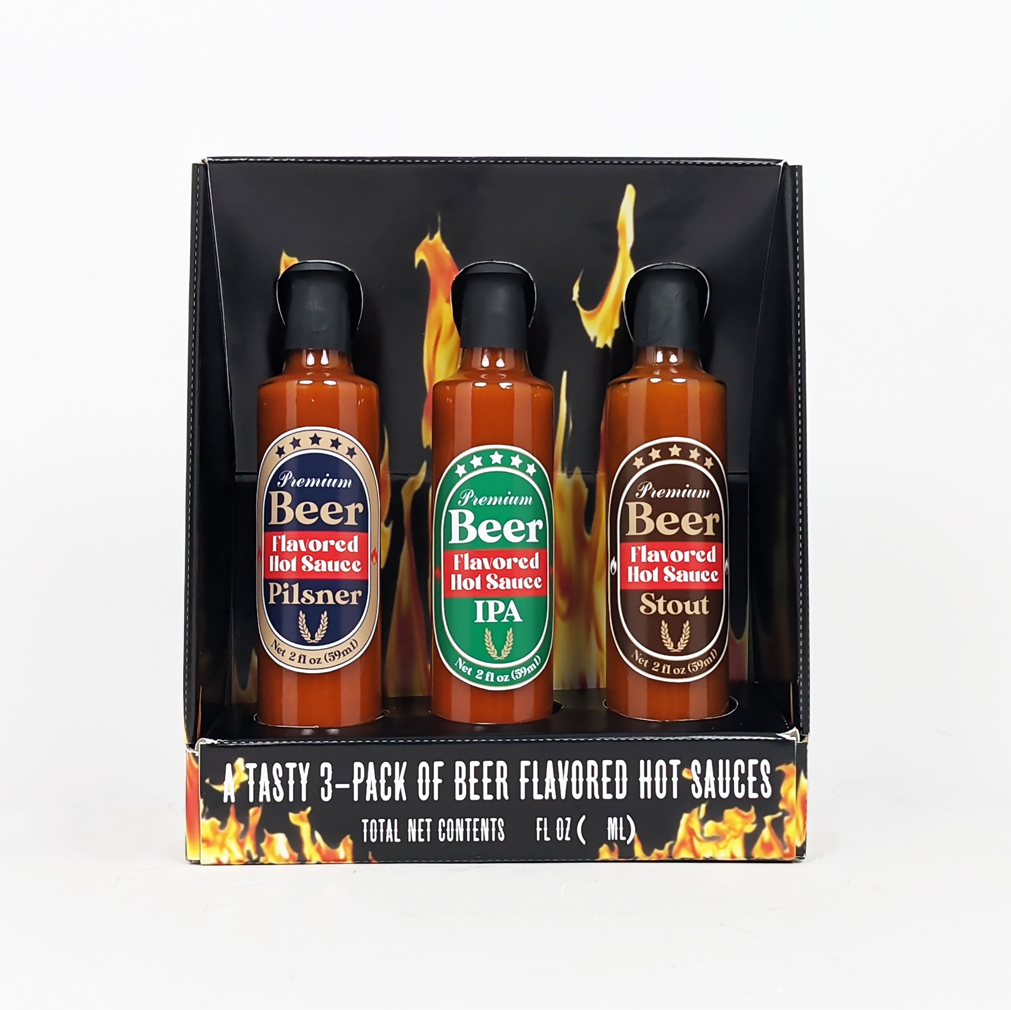 MSRF Beer Flavored Hot Sauce 3pk Sampler includes Three Beer Flavored ...