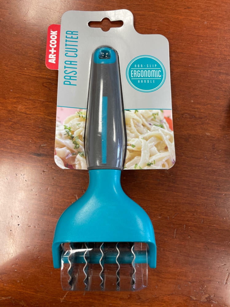 MSRP $15 AR+Cook Teal/Gray Pasta Cutter - Walmart.com