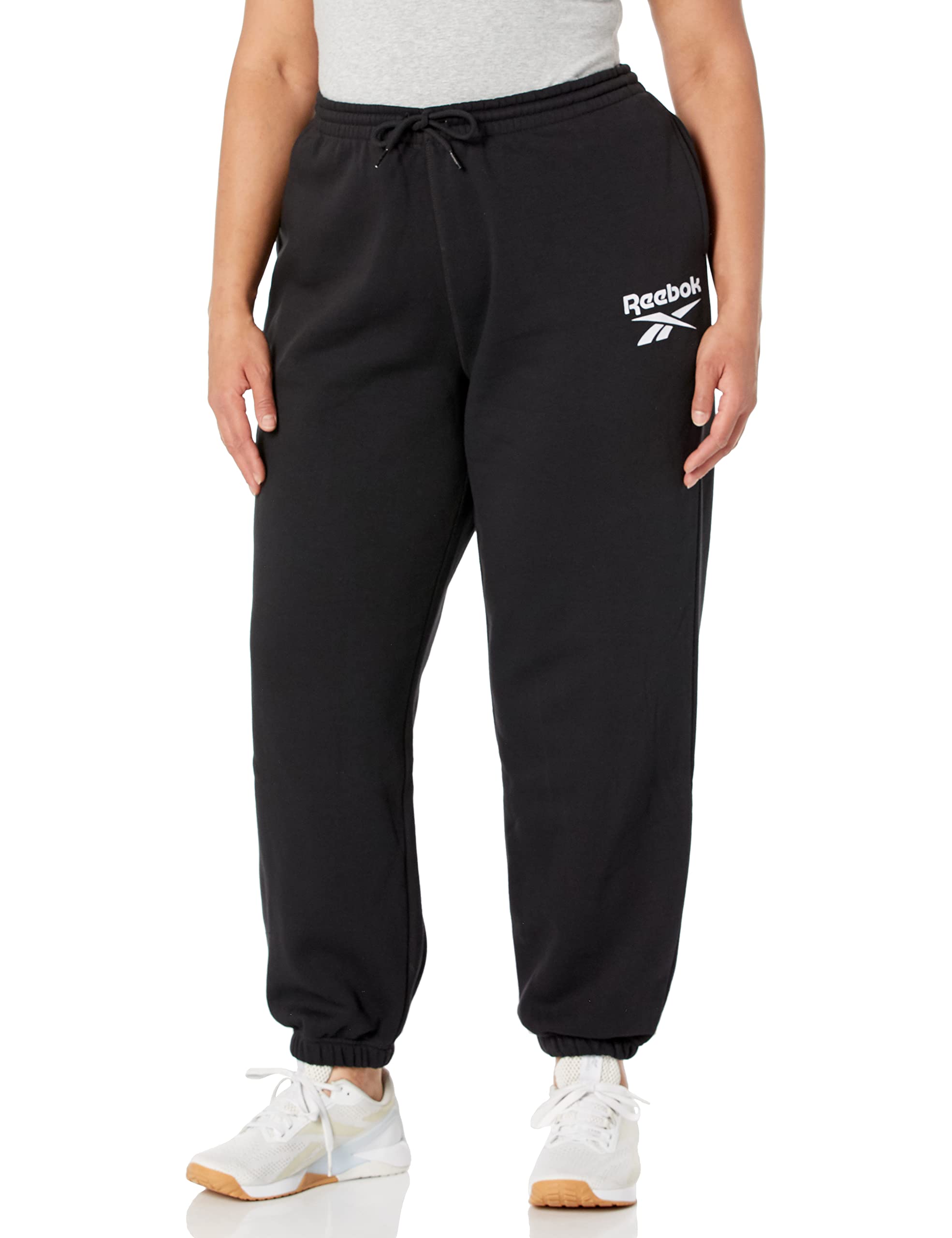 MSRP $50 Reebok Womens Plus Size Fleece Joggers Black Size 3X - Walmart.com