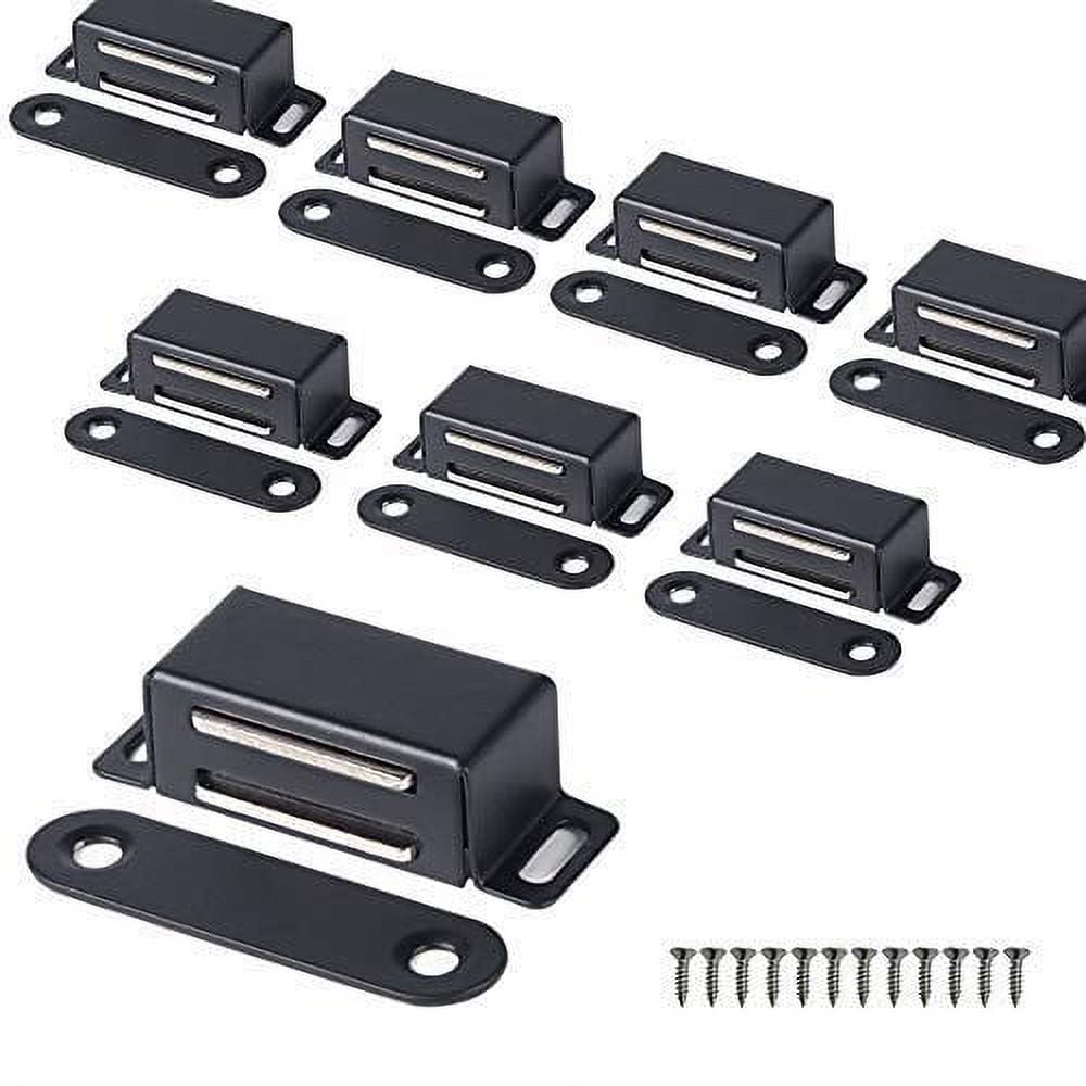 MST Mousike 20LB Magnetic Door Catch Stainless Steel Black 8 Piece ...