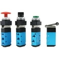 MSV86522 Series 2 Position 5 Way Mechanical Valve MSV86522-R/EB/PPL/TB/LB/PB/PP Manual Pneumatic ...
